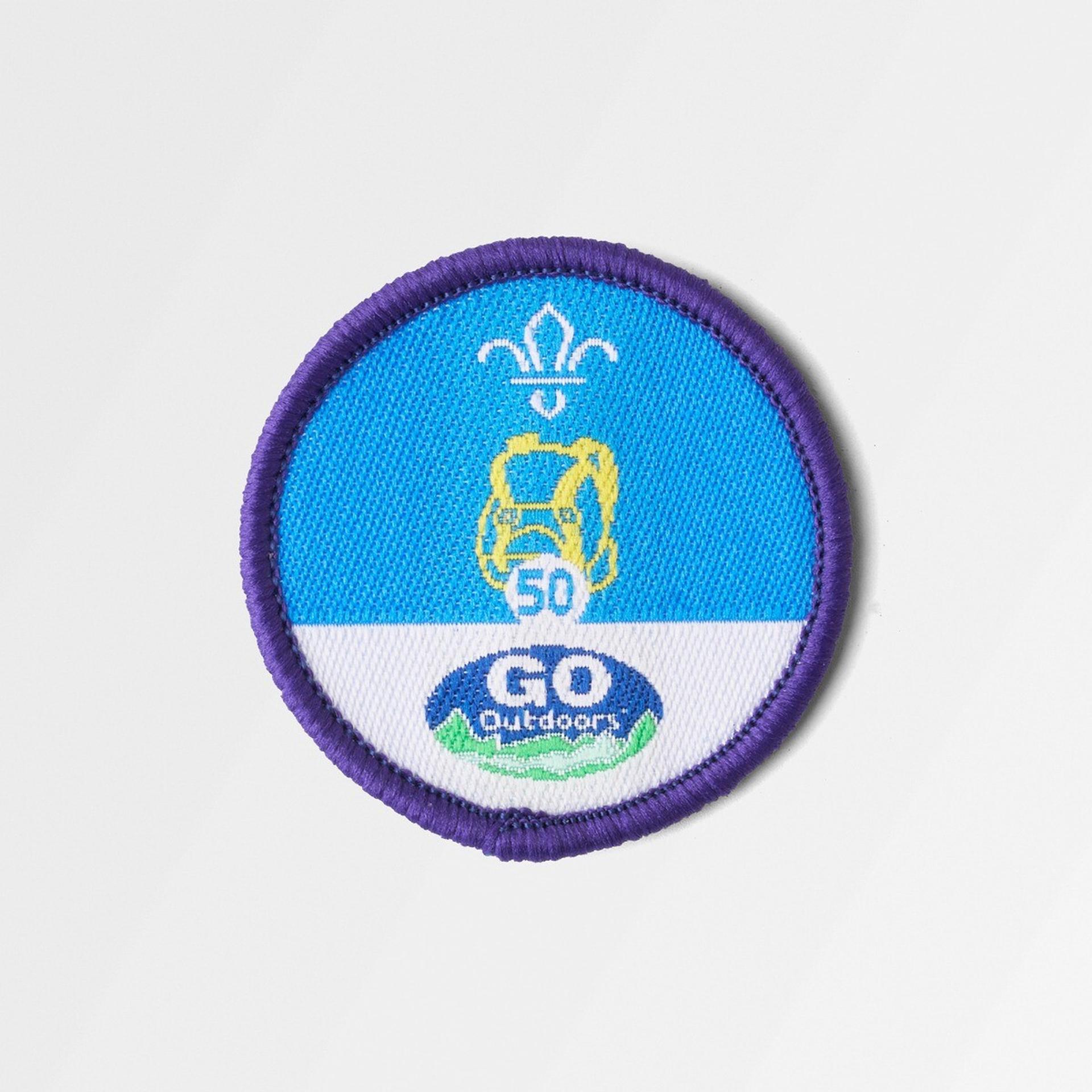 Hikes Away Badge Stage 50 (Go Outdoors)