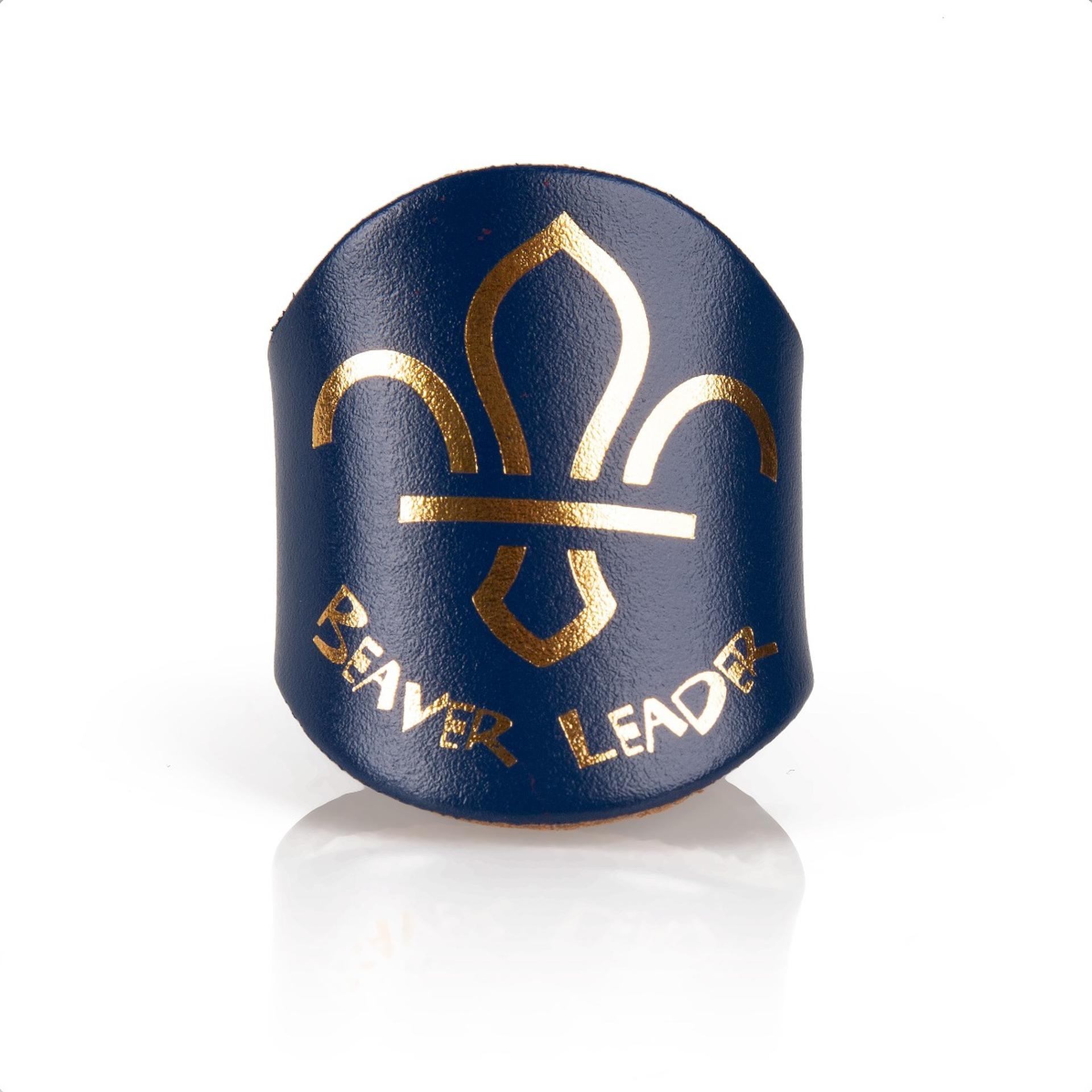 Beaver Scouts Leader Leather Woggle Variety of Colours