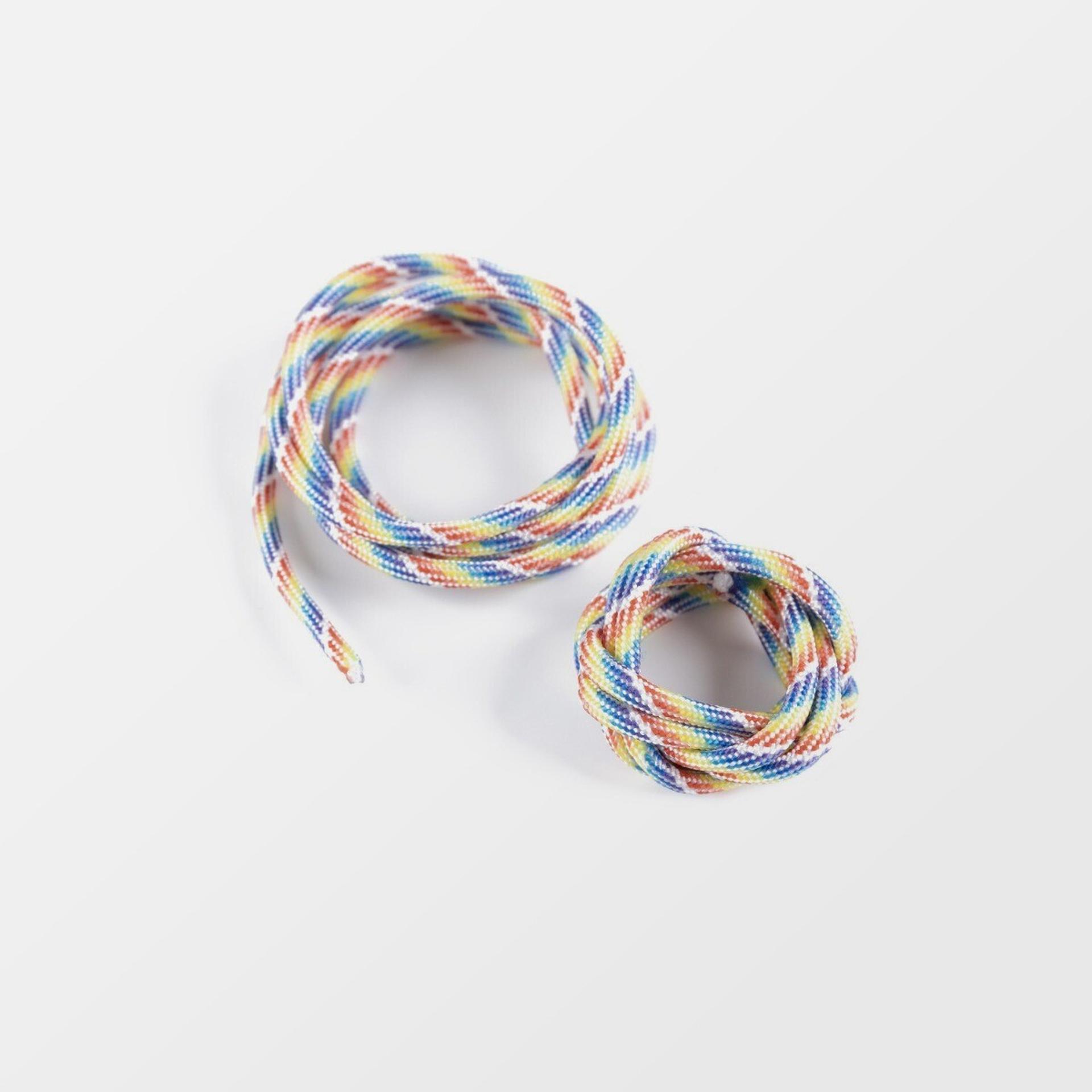 DIY Rainbow Paracord Woggle | Scout Pride