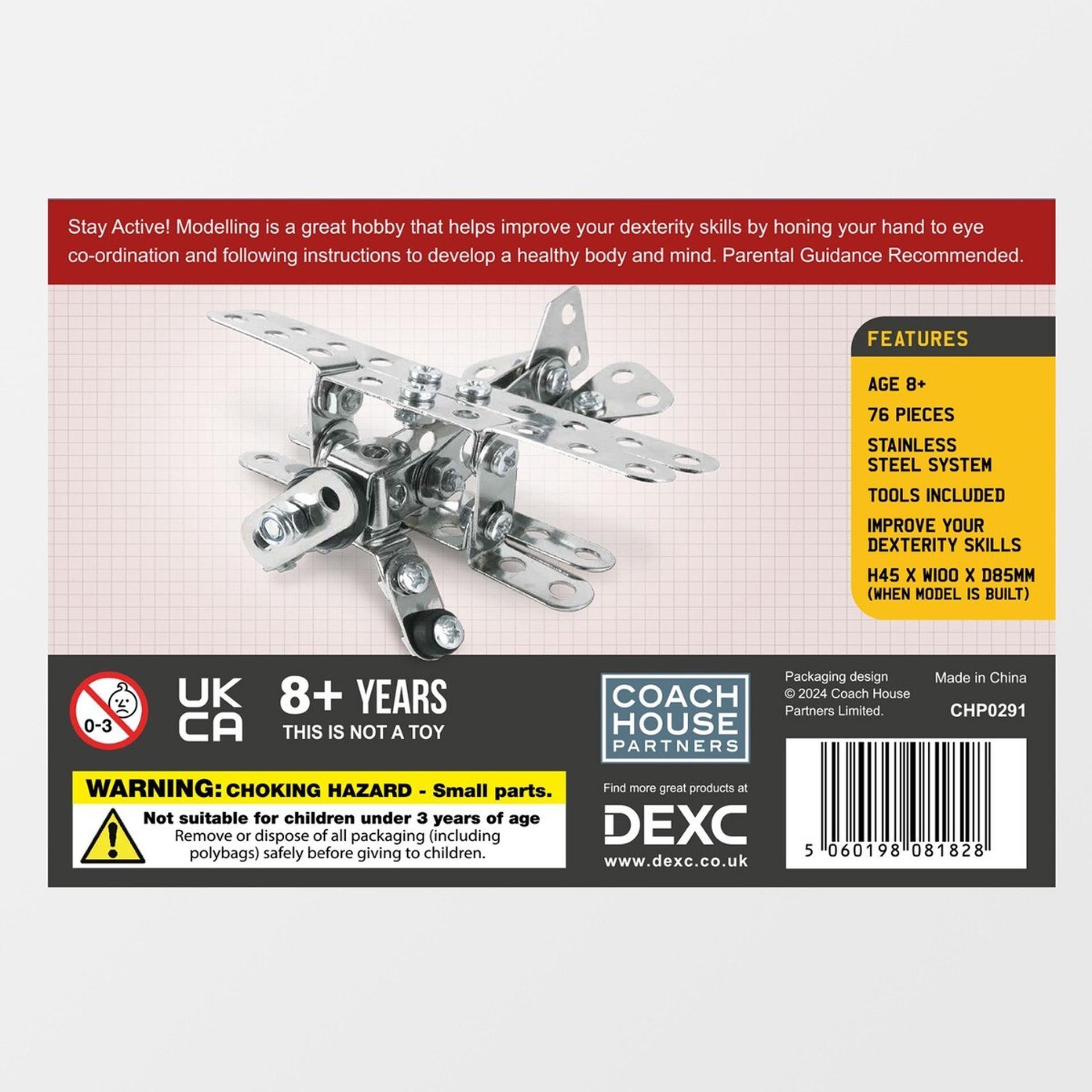 Aeroplane / Airplane Metal Construction Kit | Coach House