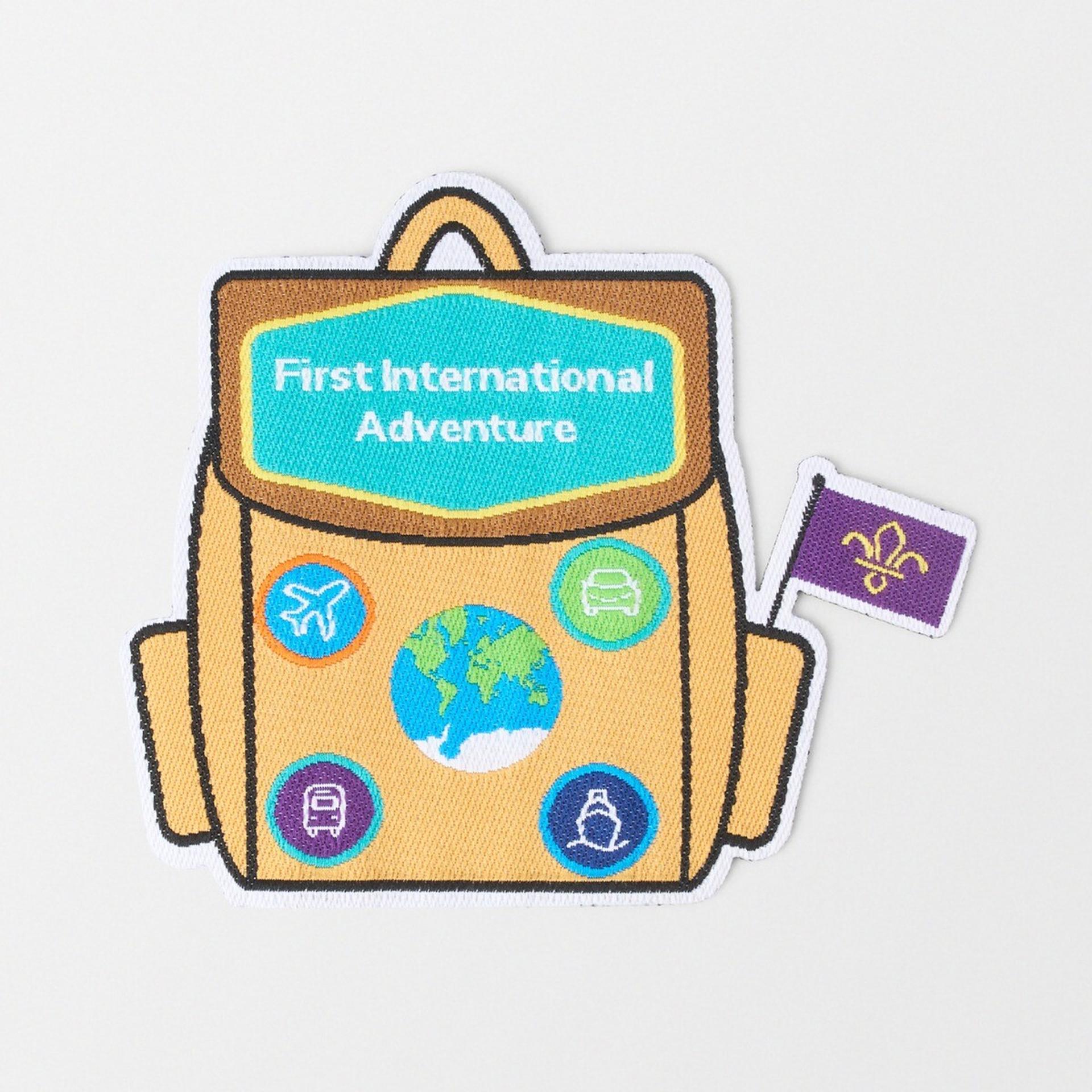 Scouts Blanket Badge - First International Adventure | Scouts Badges