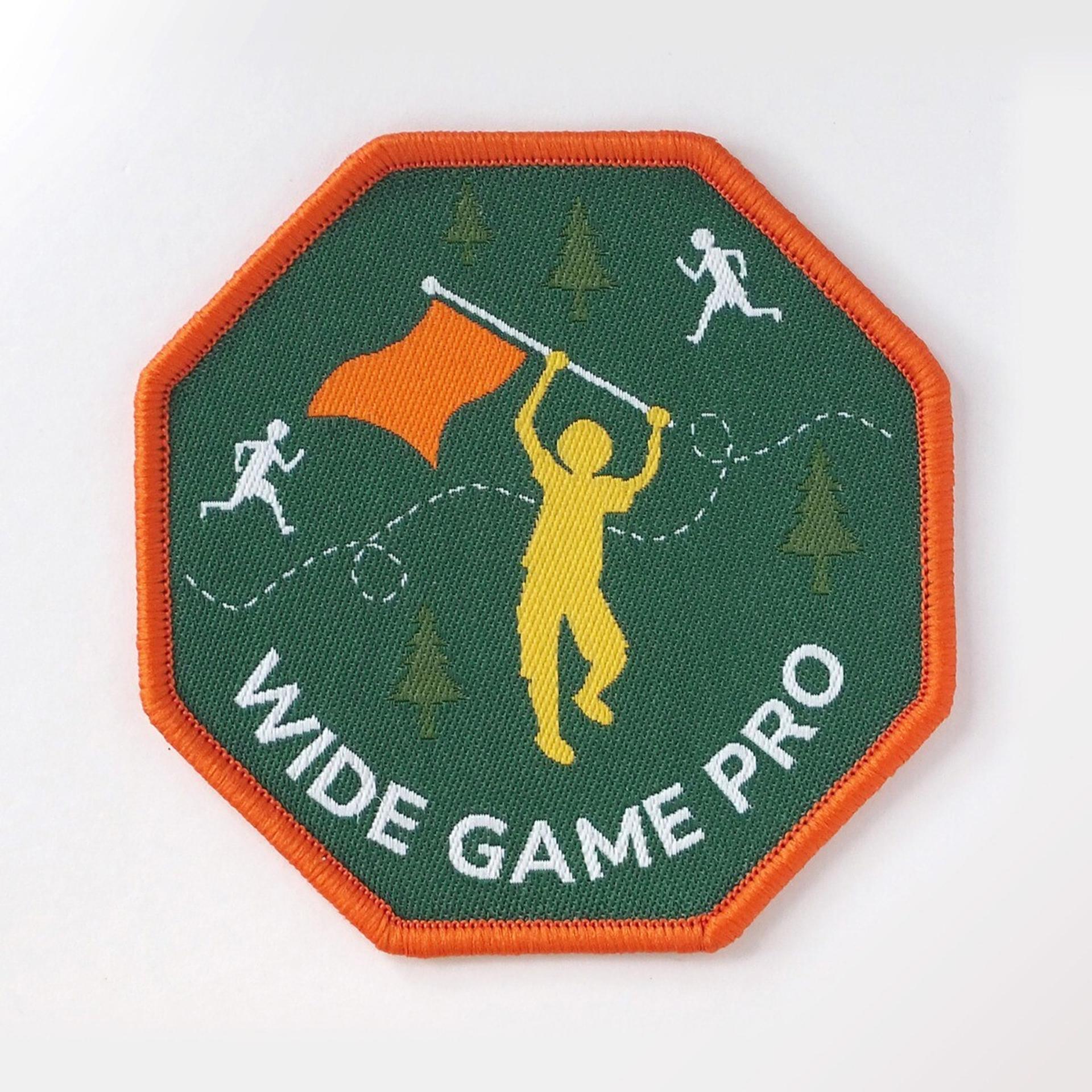 Woven Activity Badge - Wide Game Pro | Not Just for Scouts!