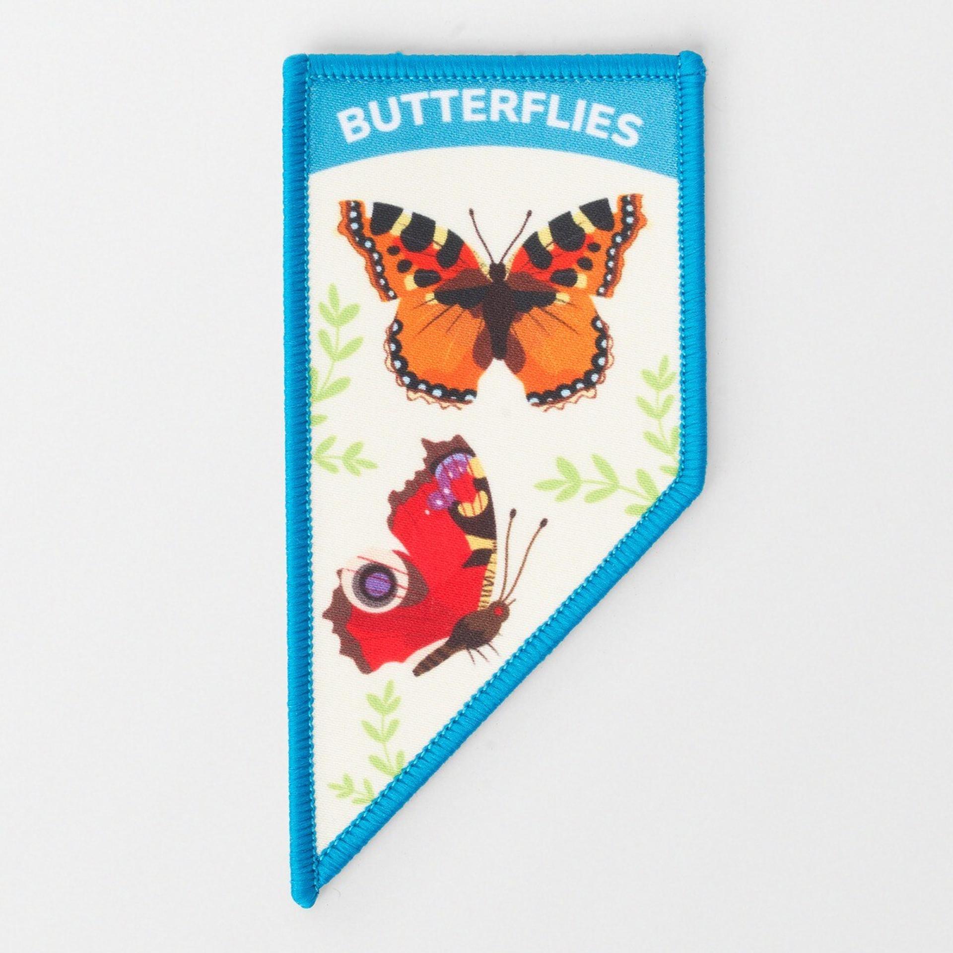 Butterflies Wildlife Watcher Blanket Badge
