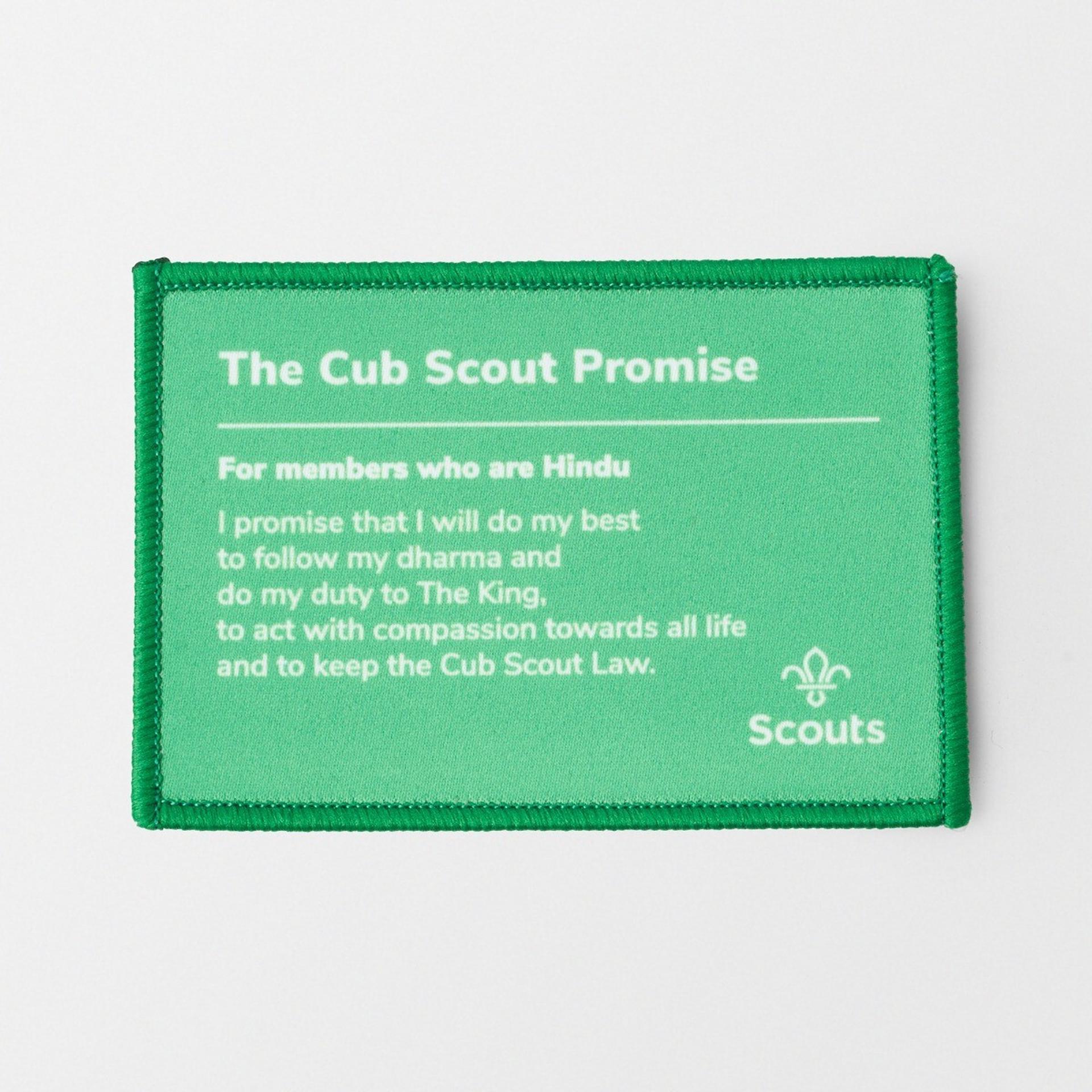 Cub Scouts Promise Badge - Hindu | Scout Store
