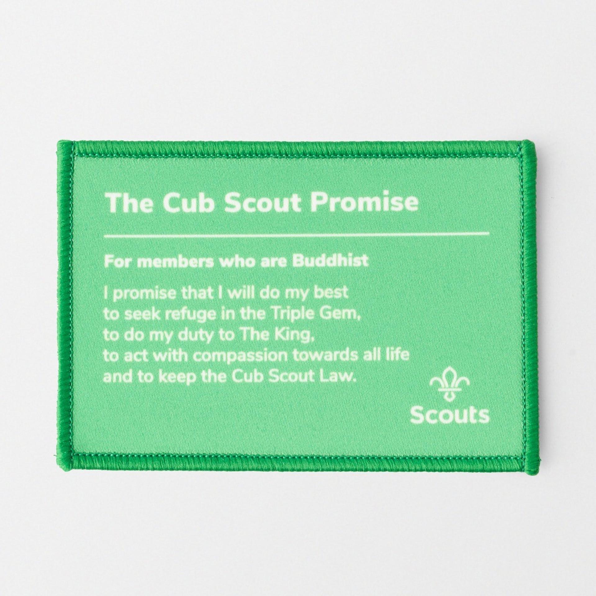 Cub Scouts Promise Badge - Buddhist | Scout Store