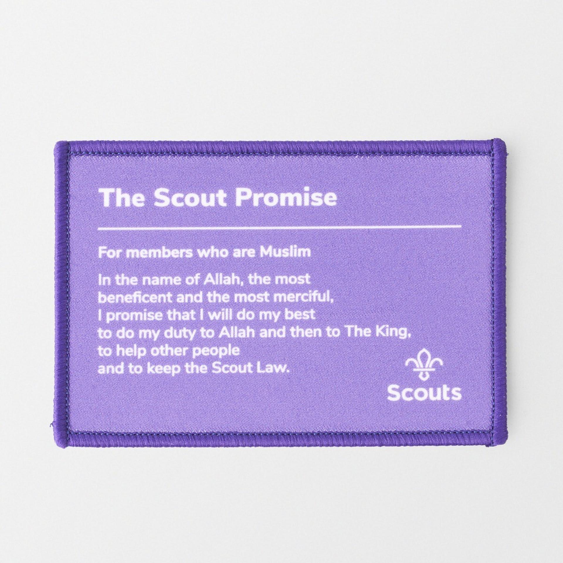 Scouts Promise Badge - Muslim | Scout Store
