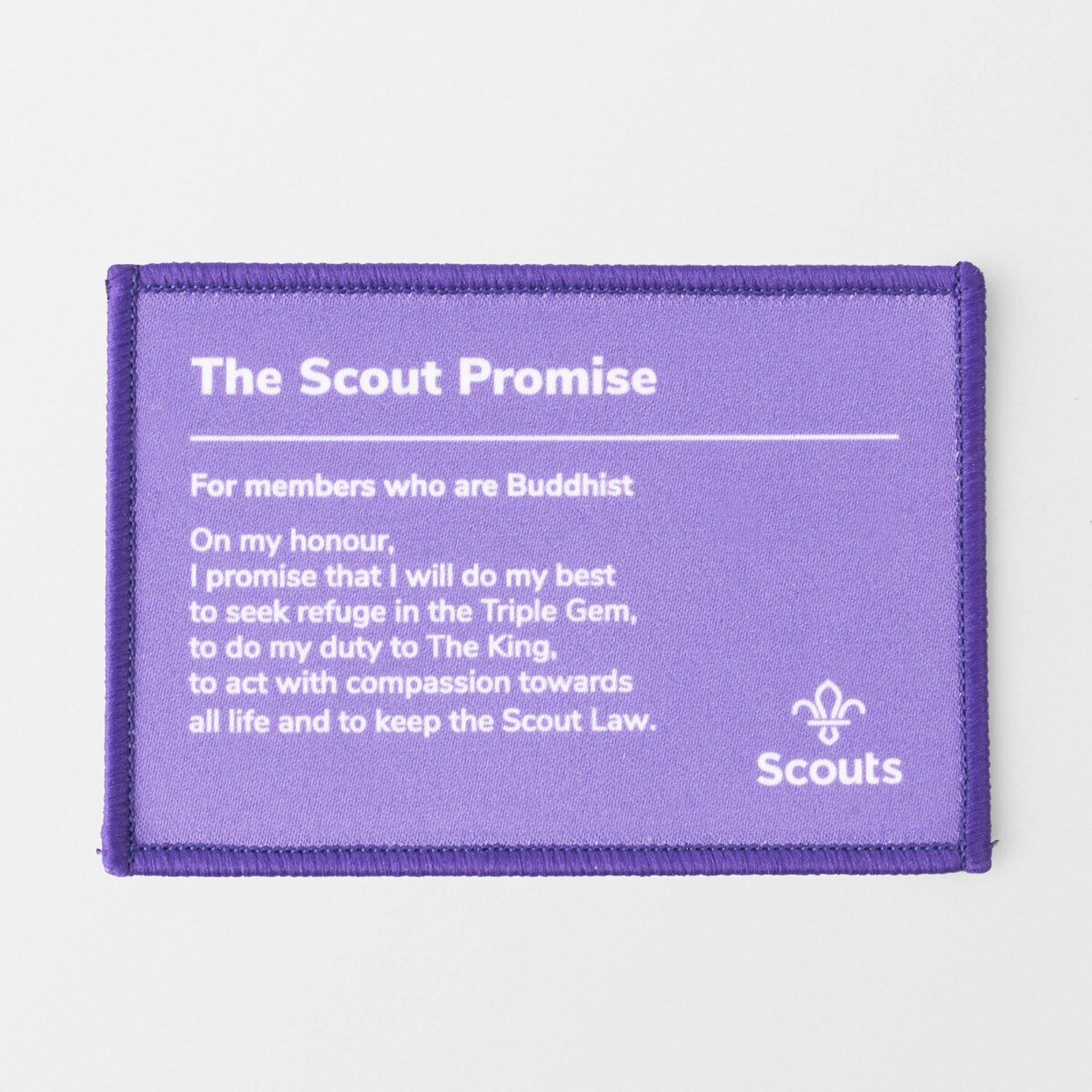 Scouts Promise Badge - Buddhist | Scout Store