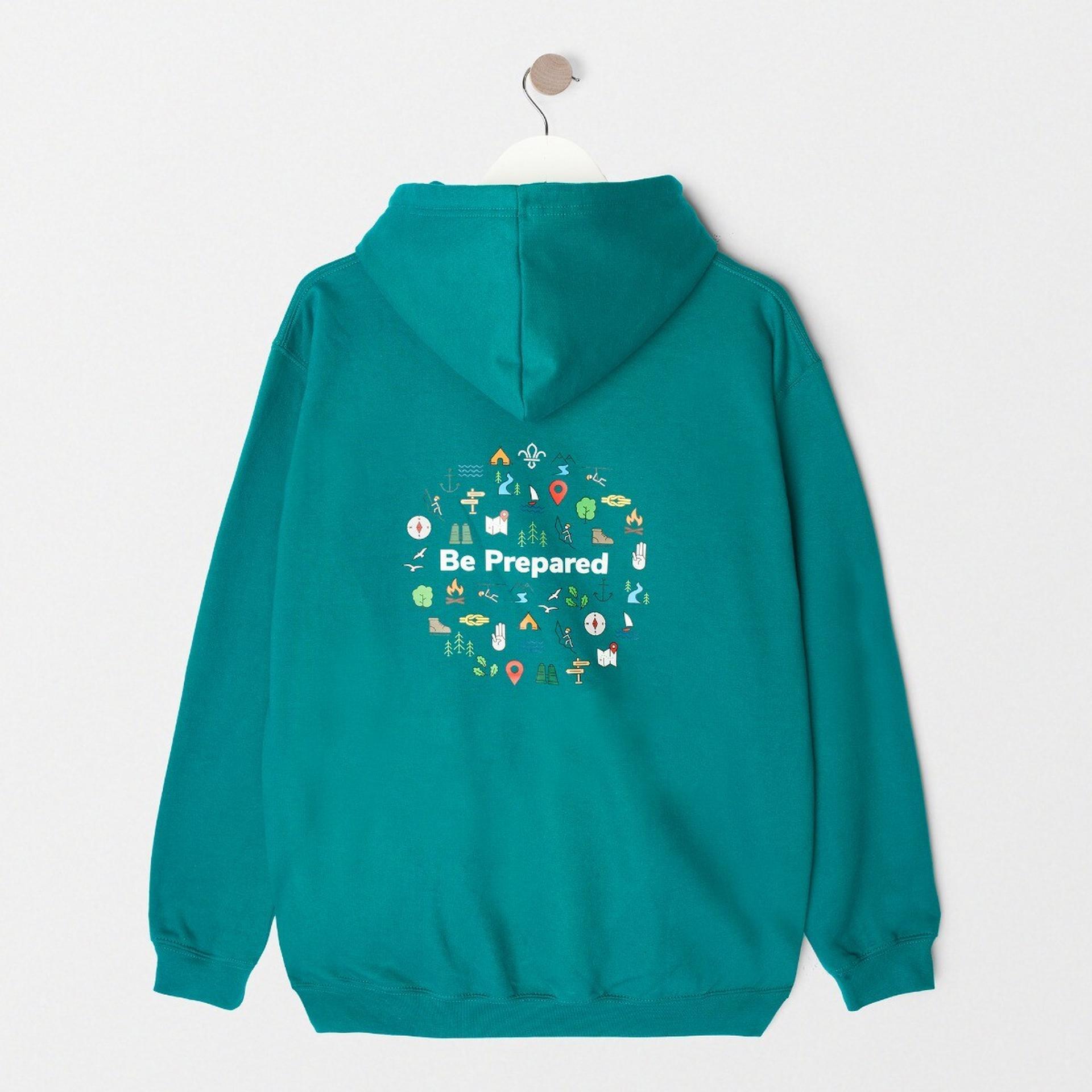 Scouts Hoodie | Be Prepared | Activity Icons