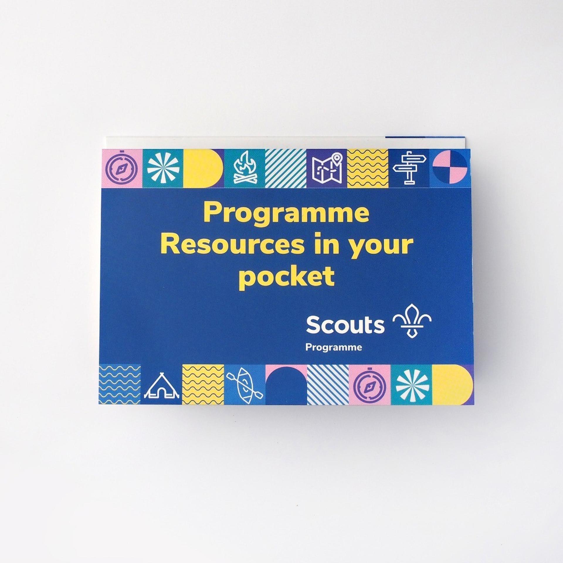 Scouts Programme Resources Card | Foldable | Scout Store