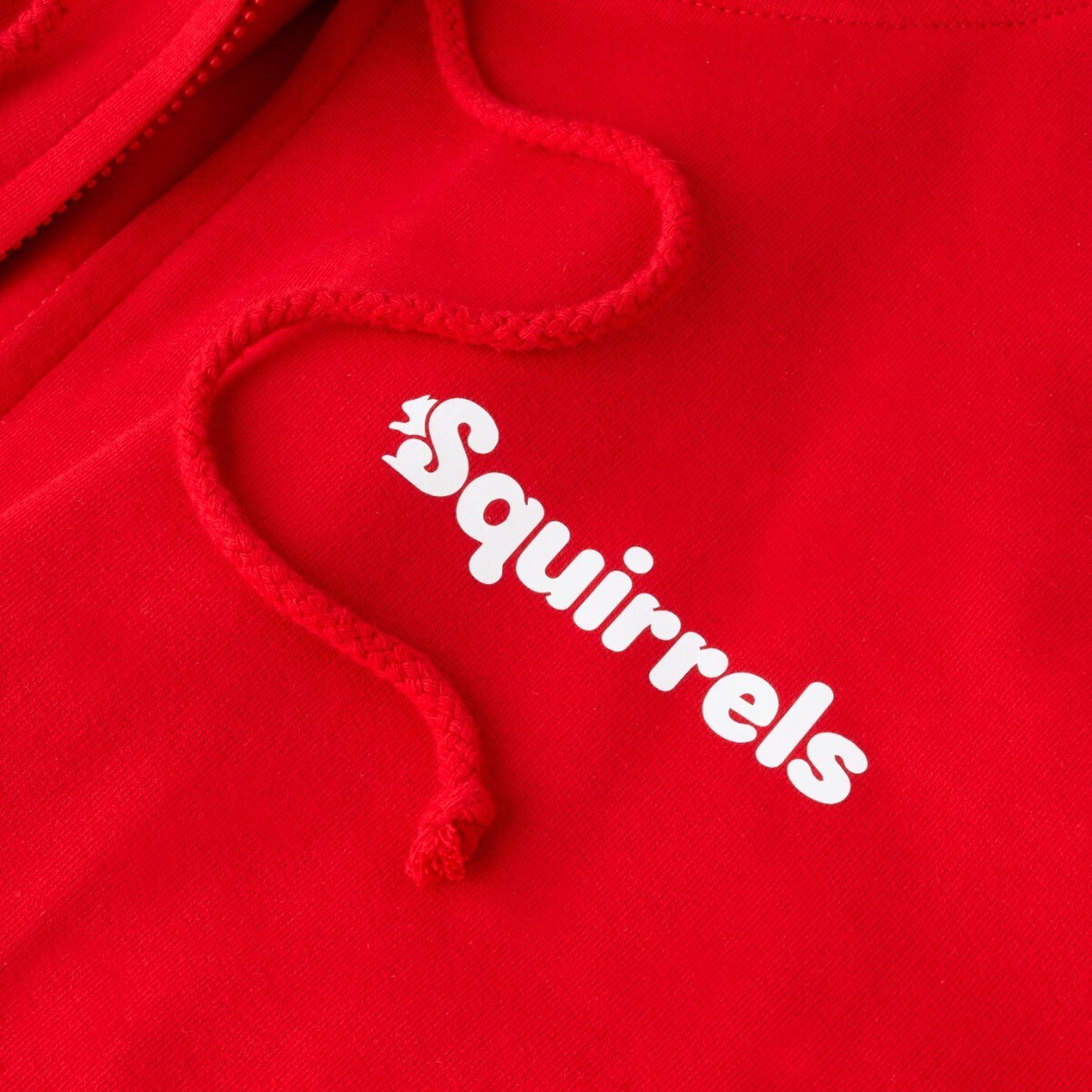 Squirrel Scouts Zip-Up Hoodie - Tail Print