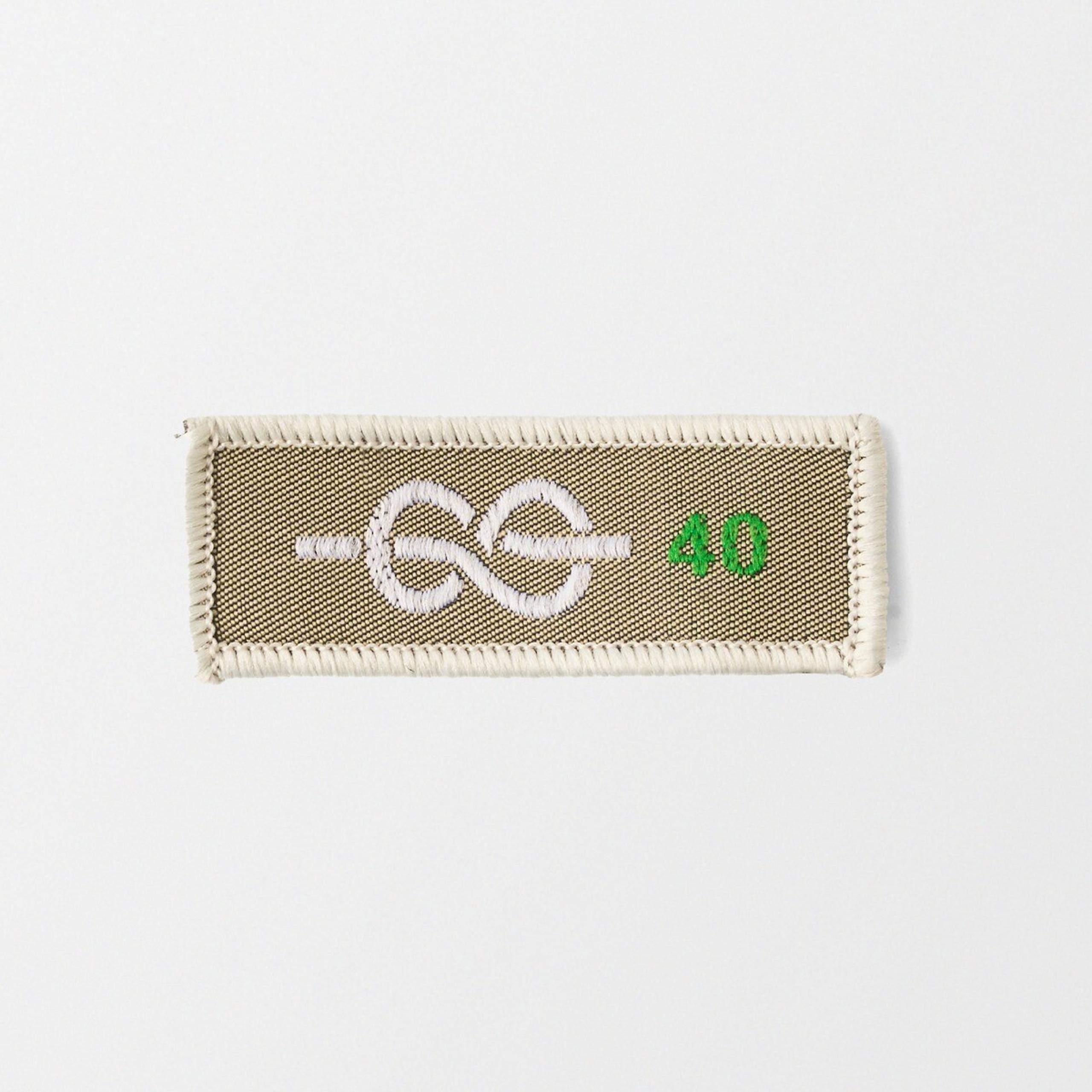 Chief Scout Length of Service Award | Cloth Badge | 40 Years