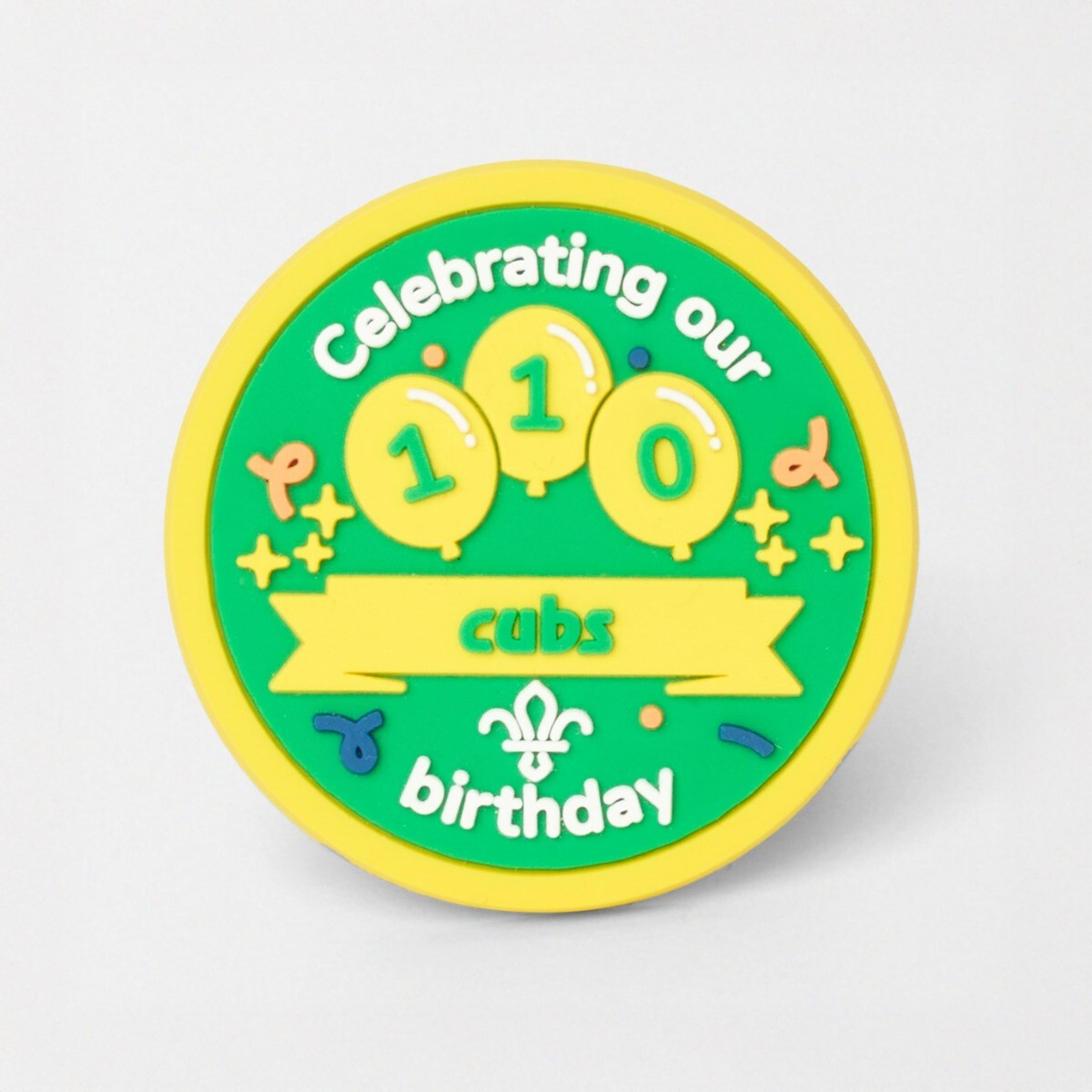Cubs 110th Birthday Celebration Woggle