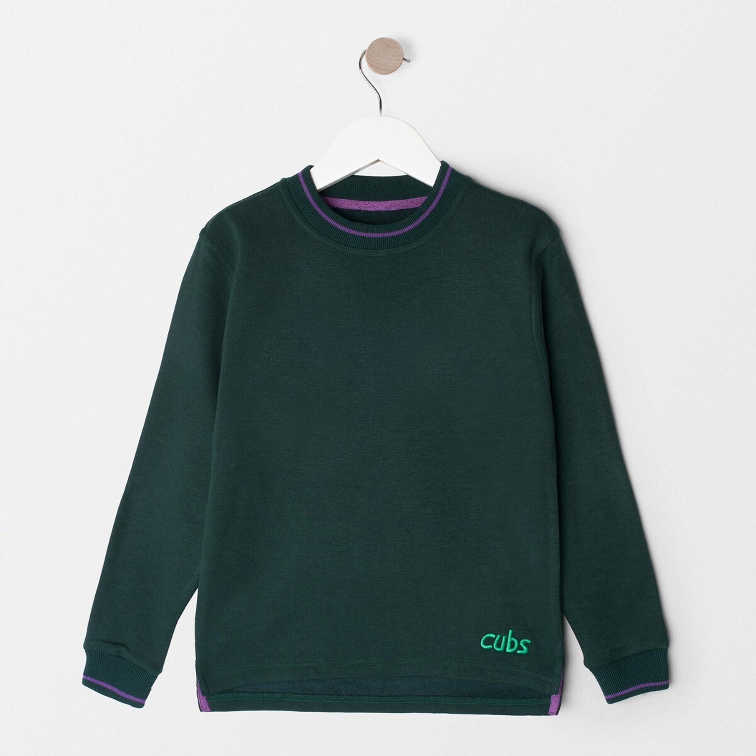Cub Scouts Official Uniform Sweatshirt Green Key Element