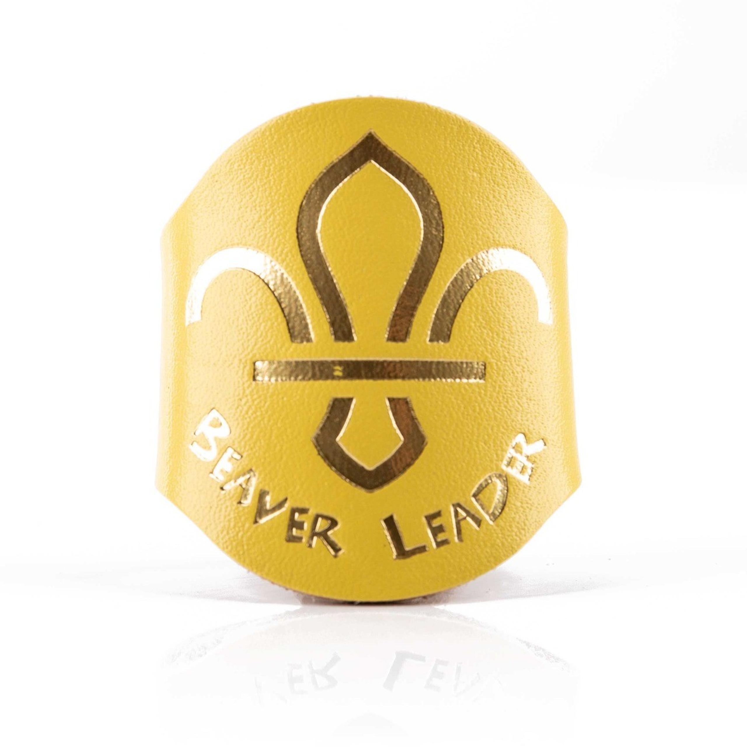 Beaver Scouts Leader Leather Woggle Variety of Colours