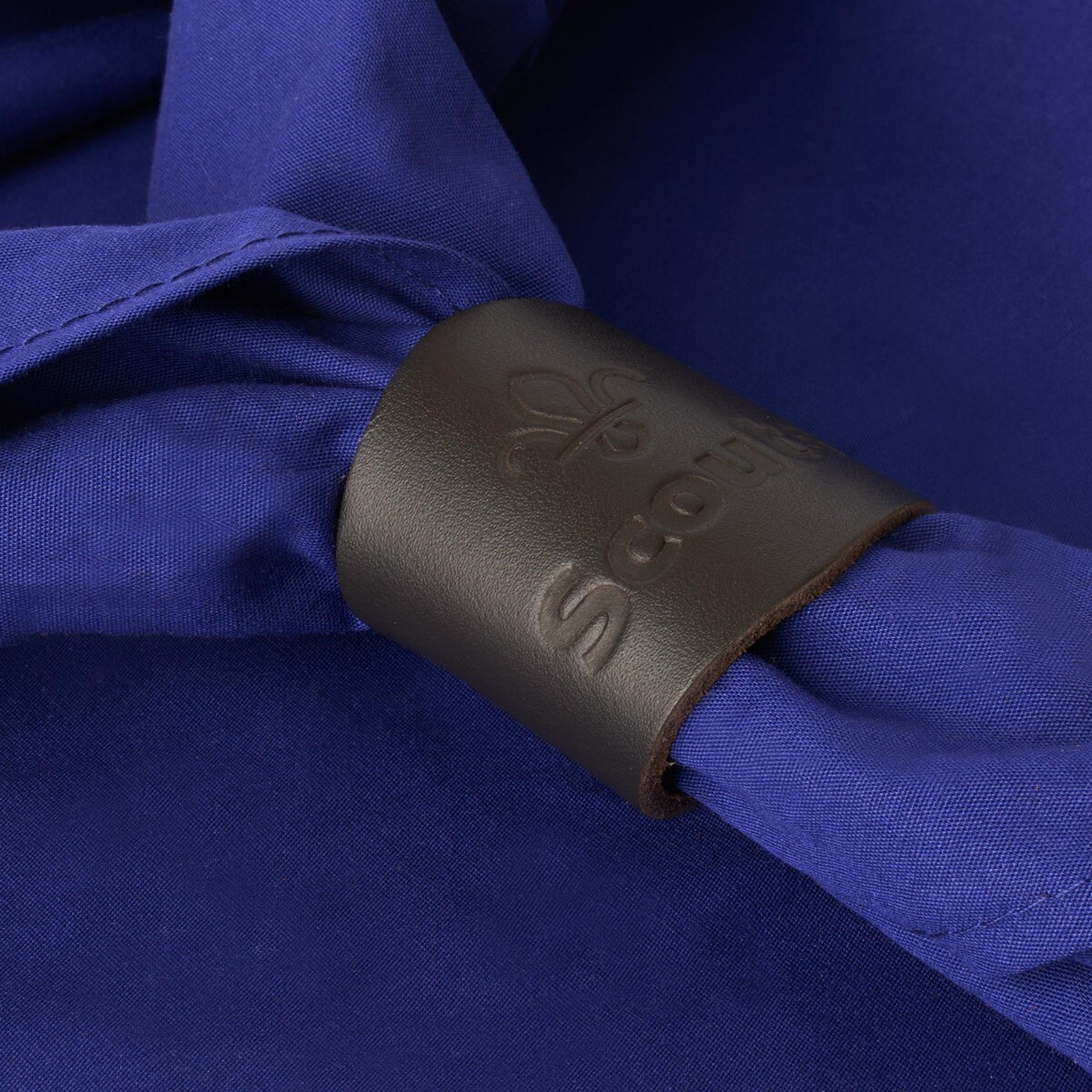 Scouts Official Uniform Embossed Leather Woggle