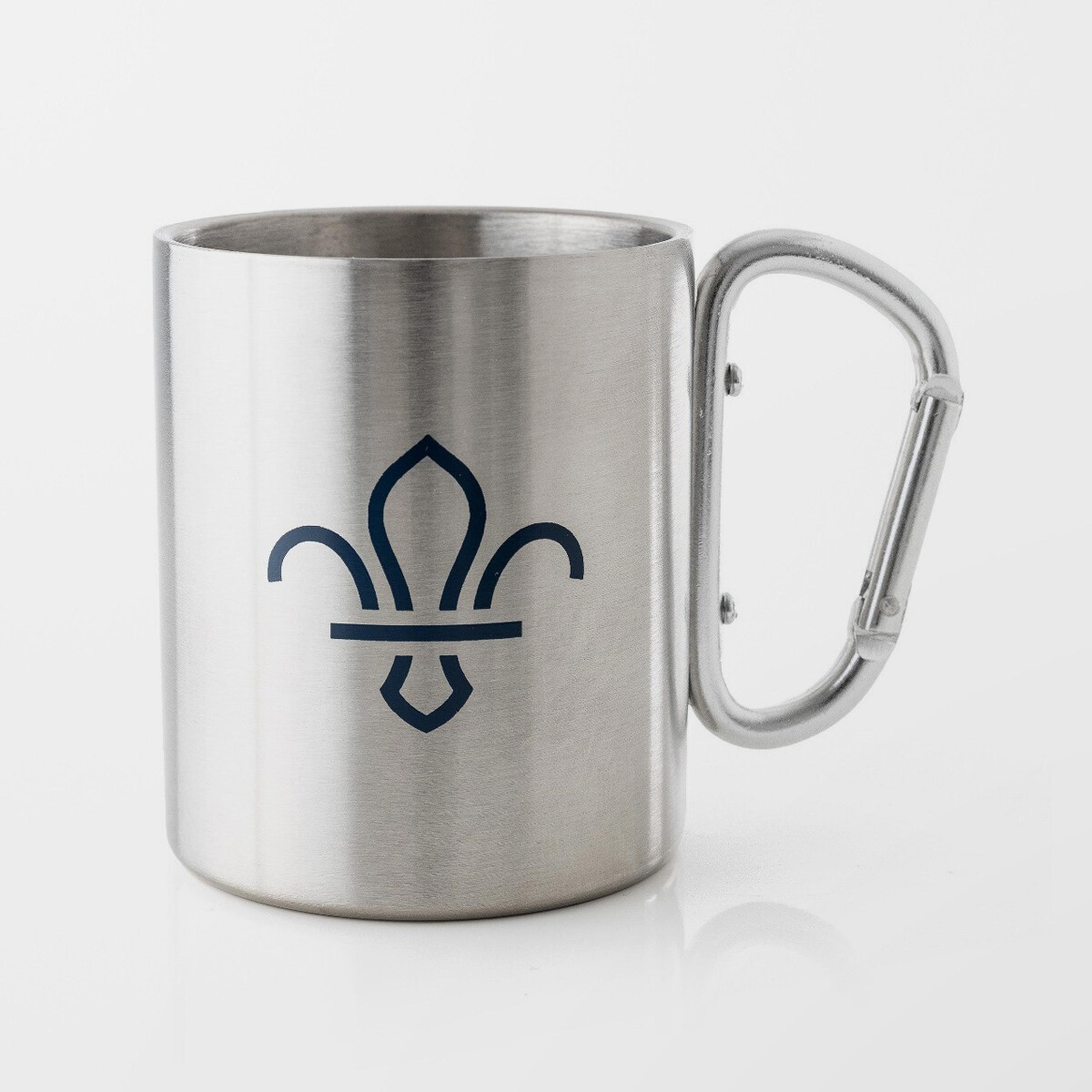 Scouts Logo Stainless Steel Mug with Karabine Handle 300ml