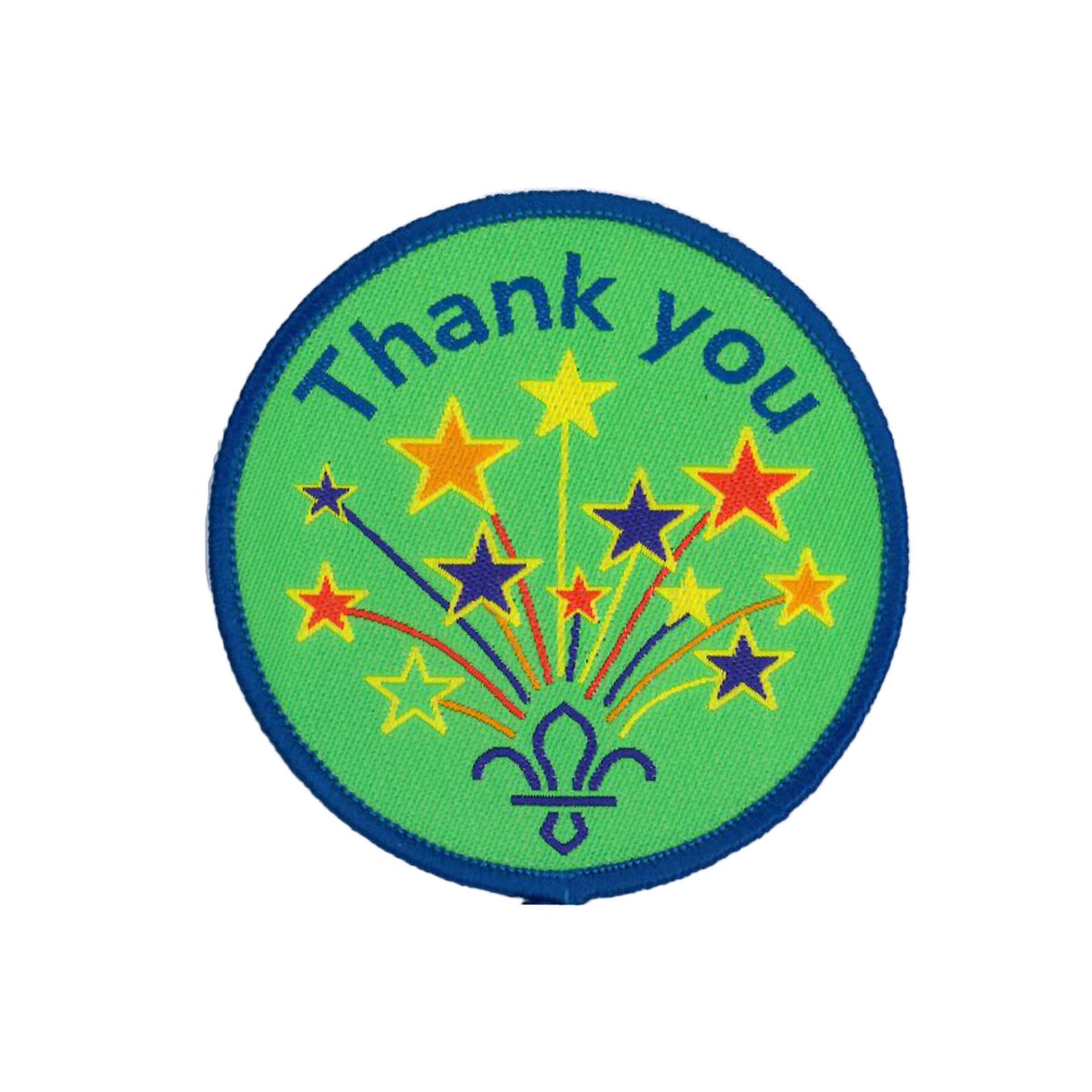Scouts Thank You Card with Woven Badge and Envelope | Scouts Gifts