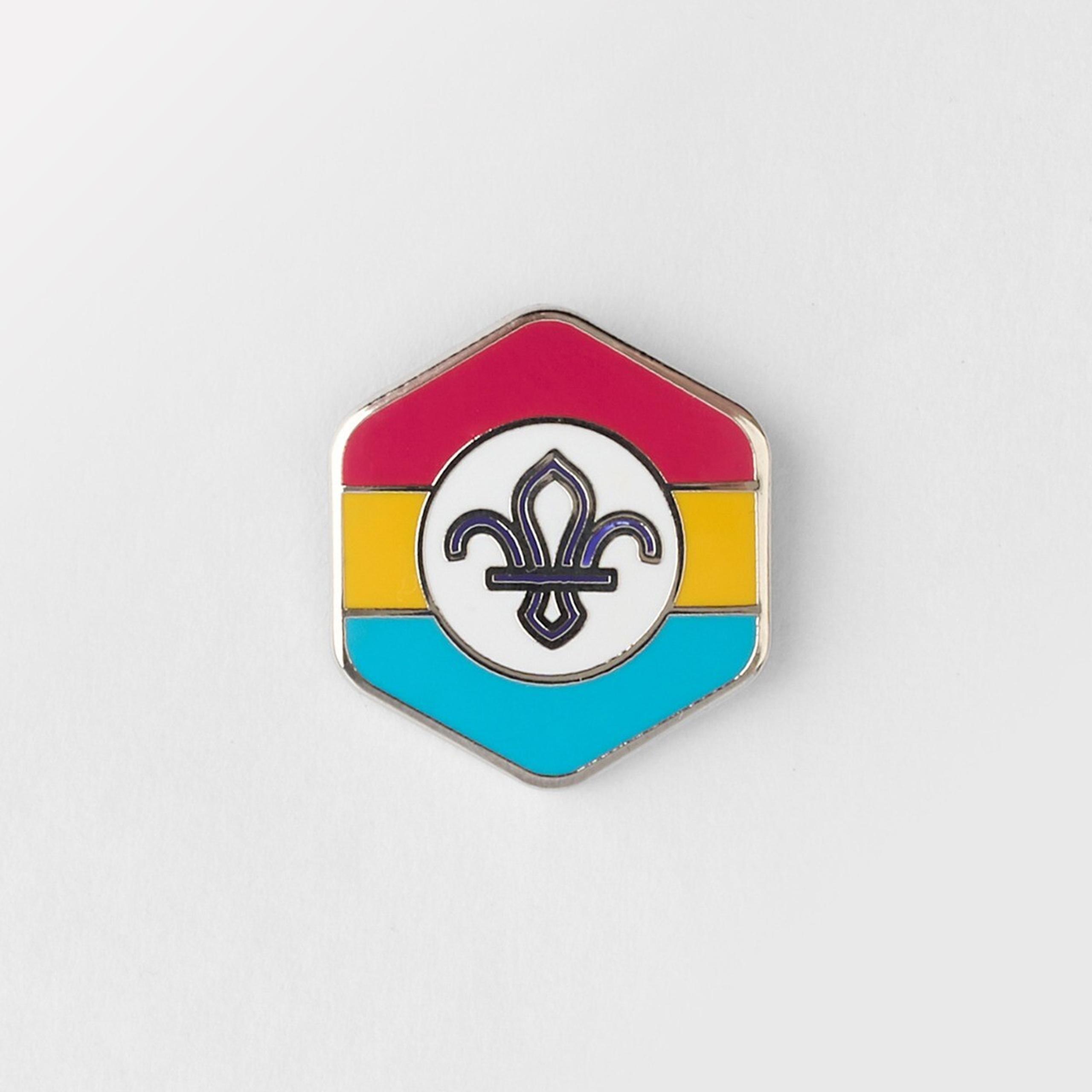 Scout Pride Pin Badge Pansexual Flag Scout Store