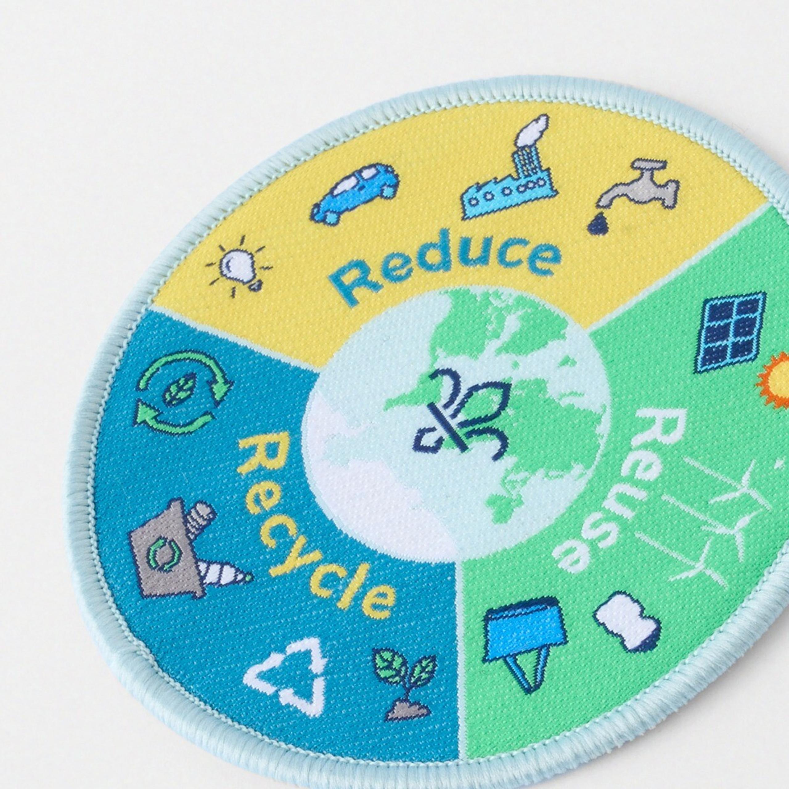 Scouts Blanket Badge - Reduce Reuse Recycle | Scouts Badges