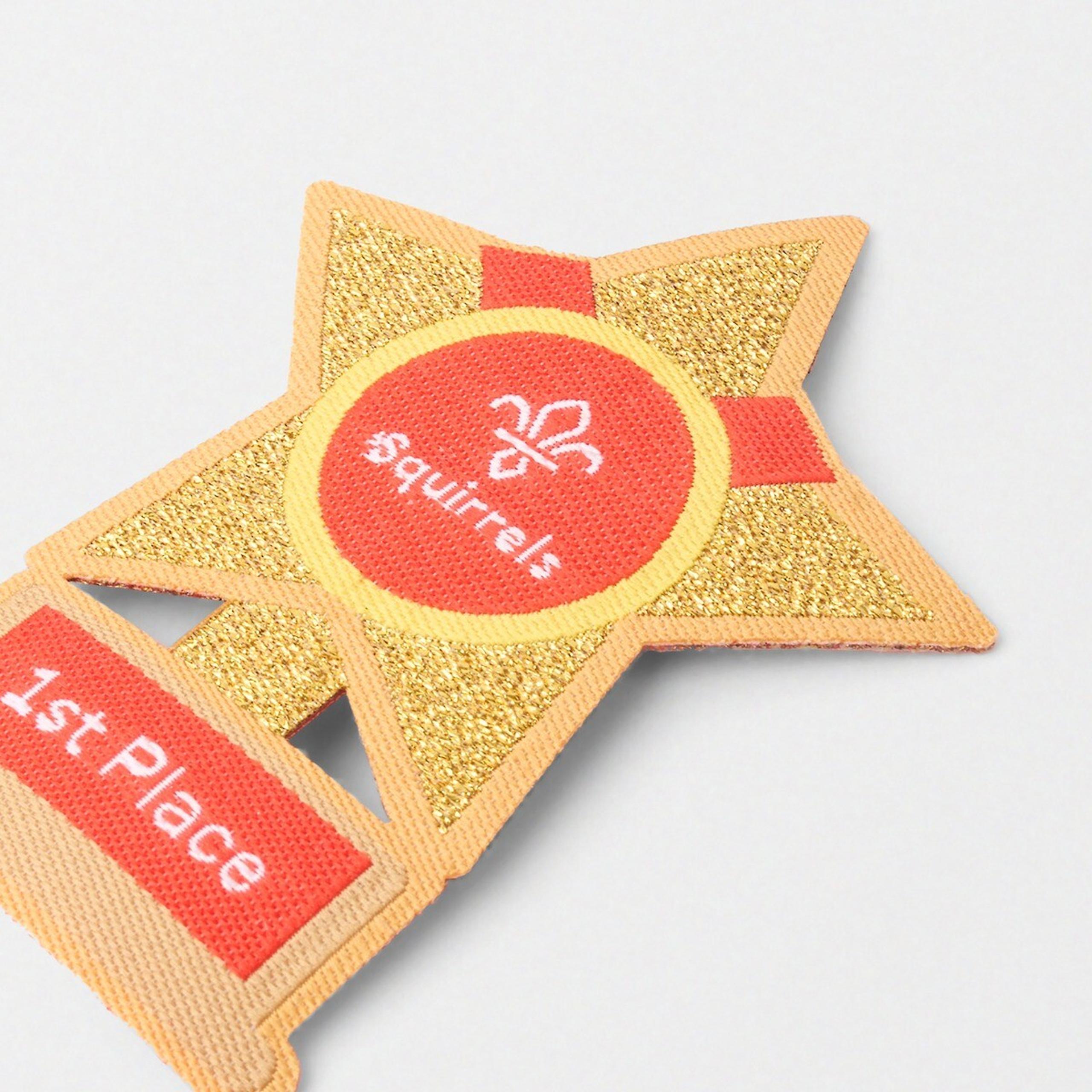 Squirrel Scouts Iron-On Blanket Badge - Trophy 1st Place