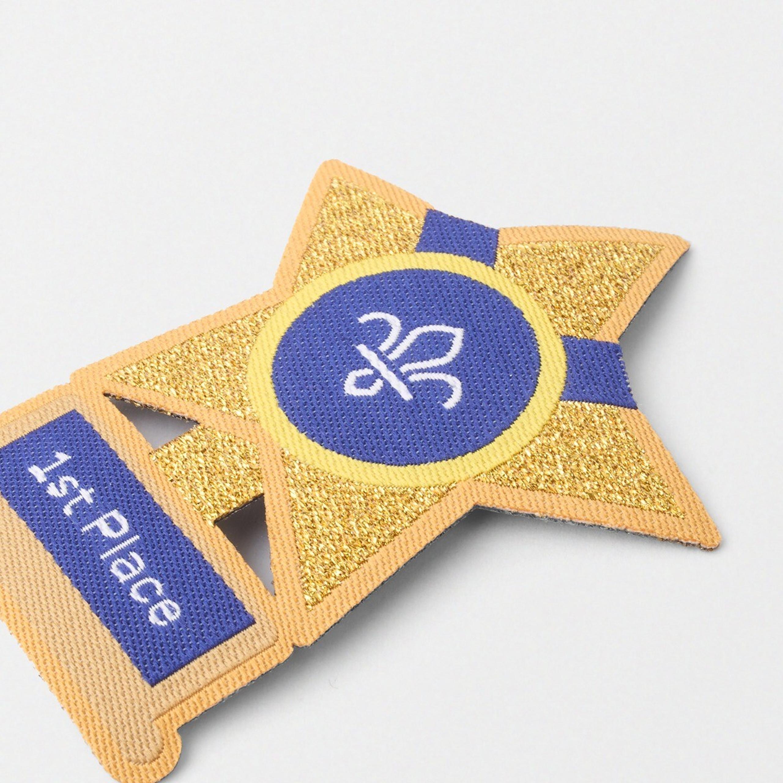 Scouts Iron-On Blanket Badge - Trophy 1st Place