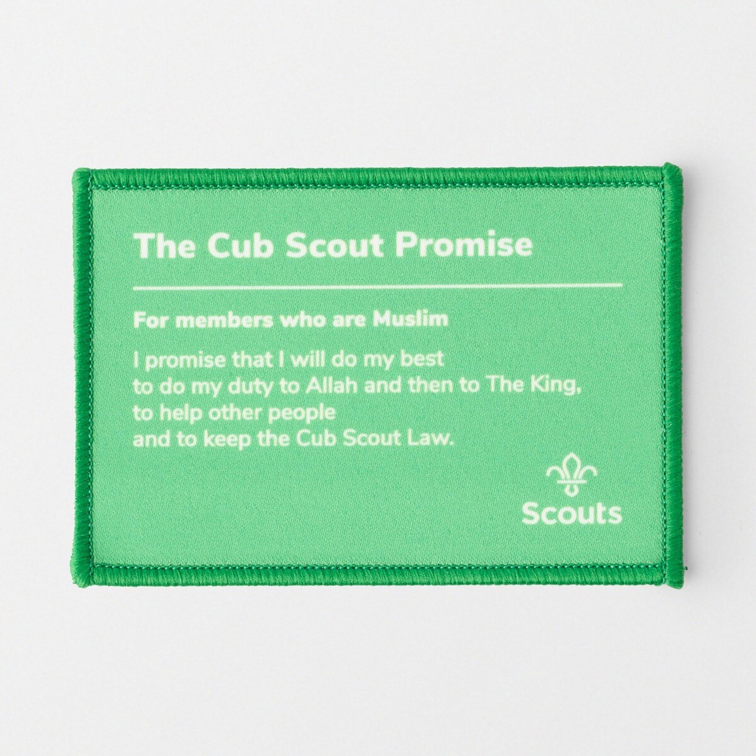 Cub Scouts Promise Badge - Muslim | Scout Store