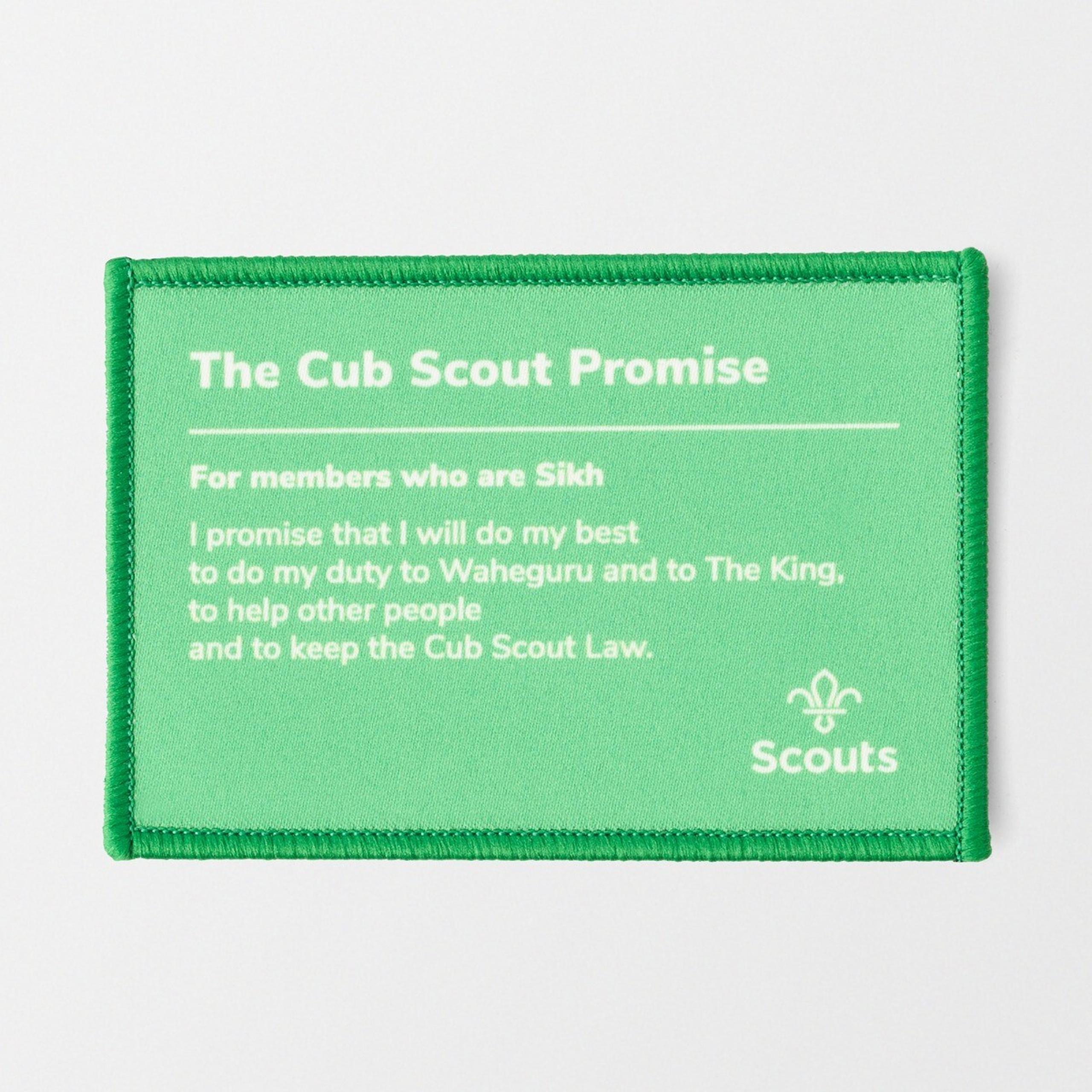 Cub Scouts Promise Badge - Sikh | Scout Store
