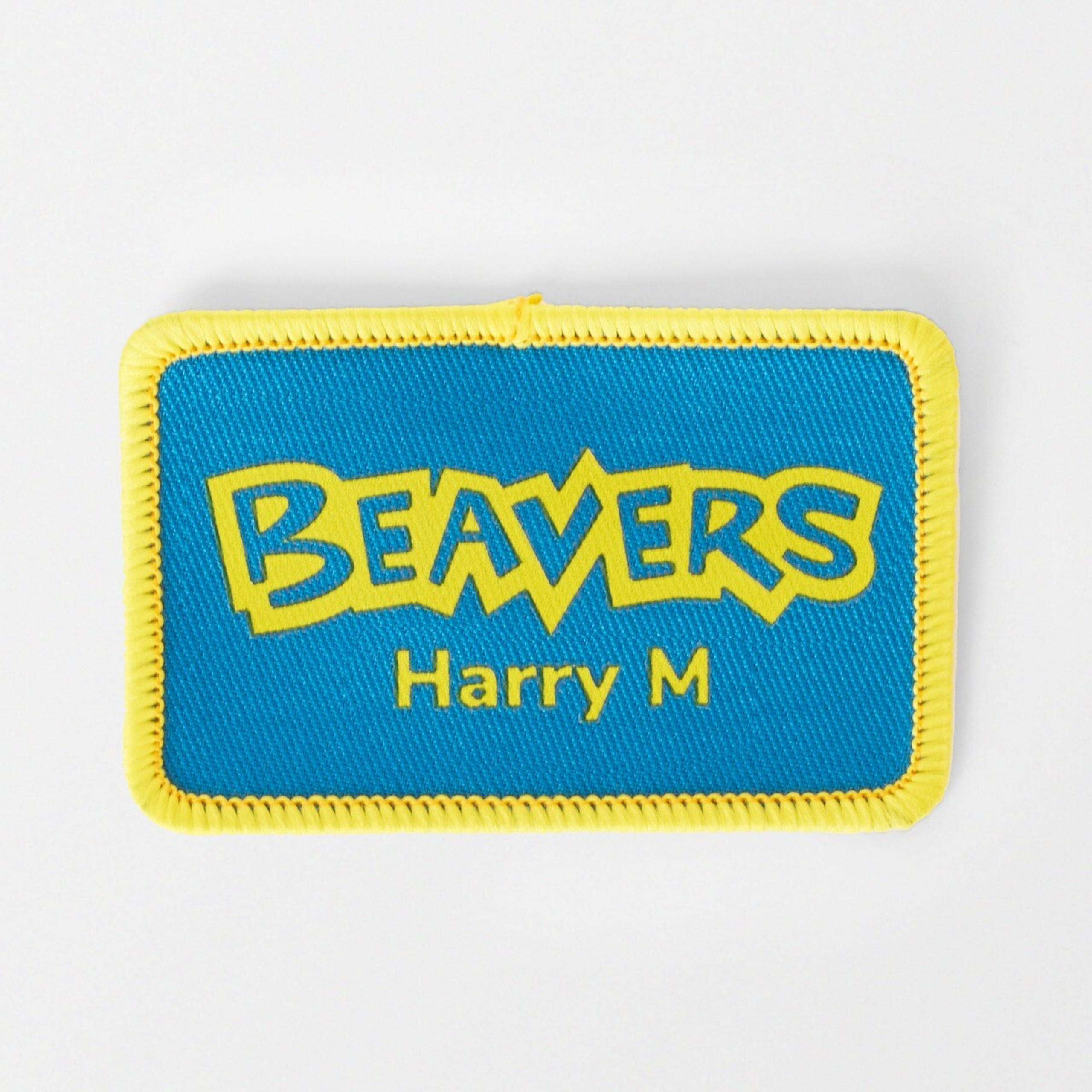 Personalised Name Badges | Custom Name Badges | Scout Store Christmas ...