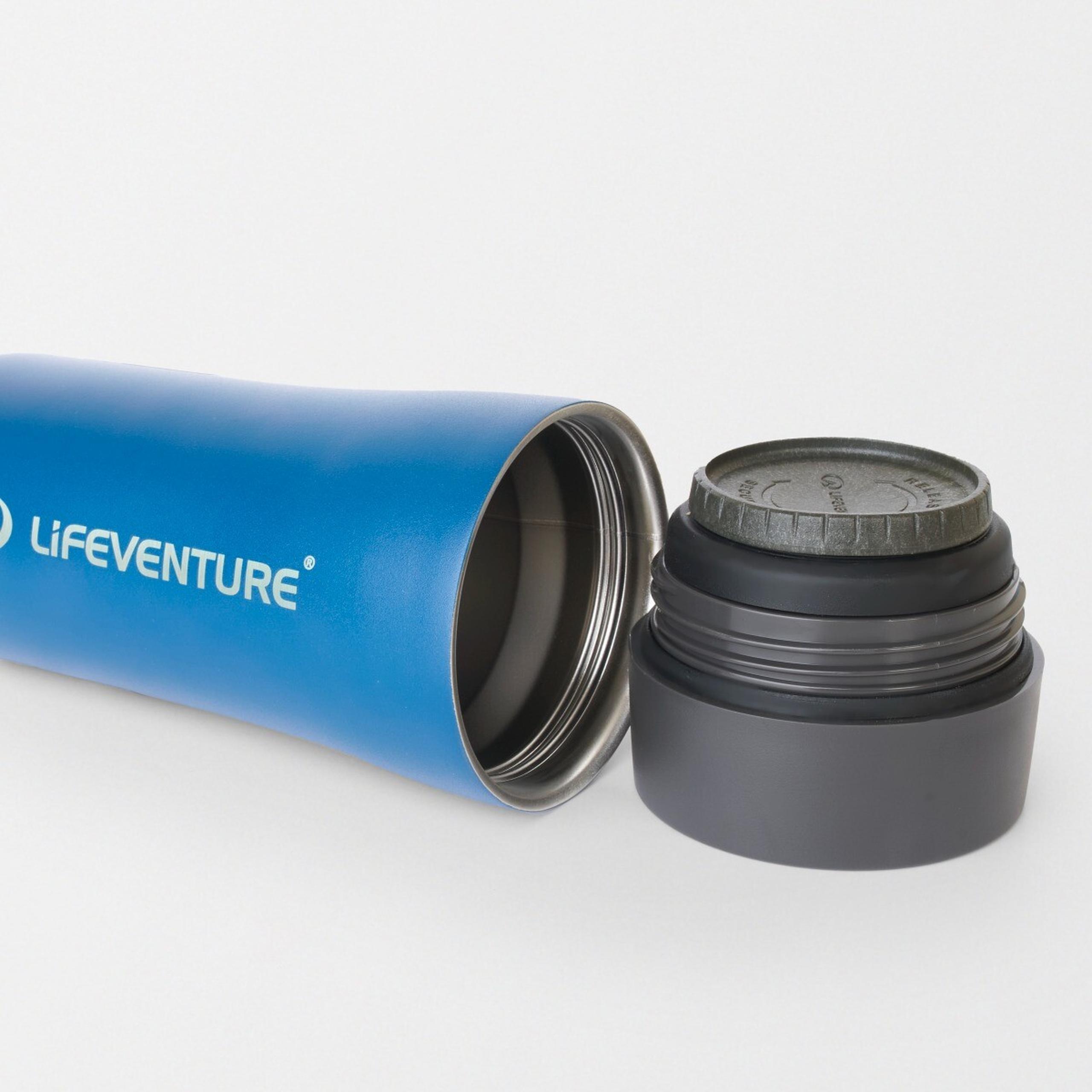 Lifeventure One Touch Thermal Mug - Cobalt Blue | Scout Store