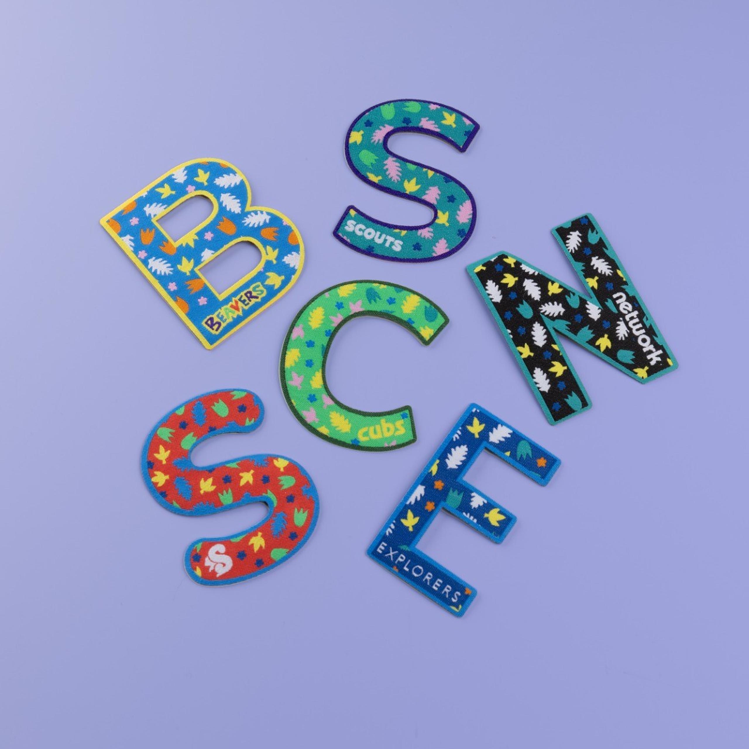 Scouts-Letter S for Scouts Blanket Badge