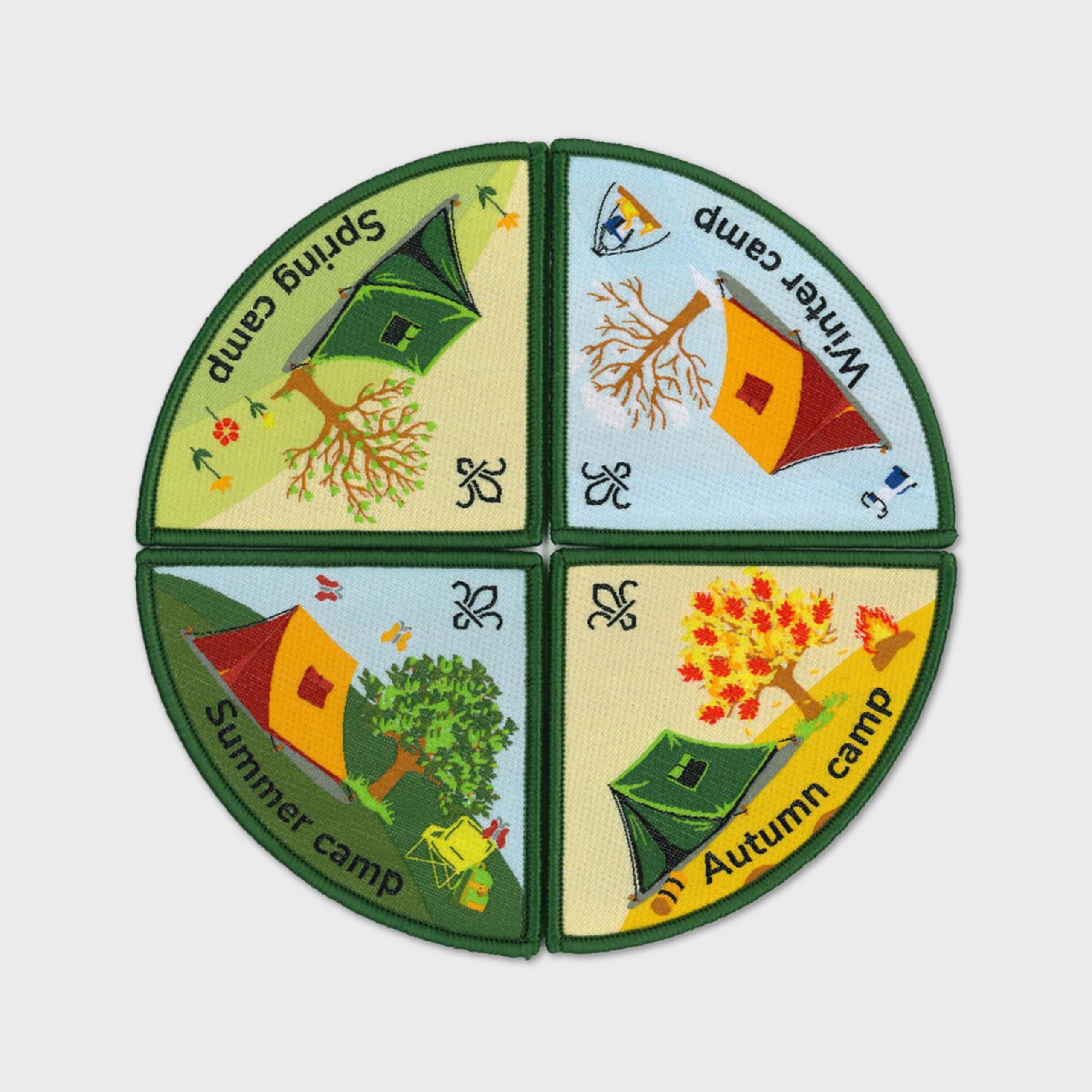 Autumn Camp Blanket Badge