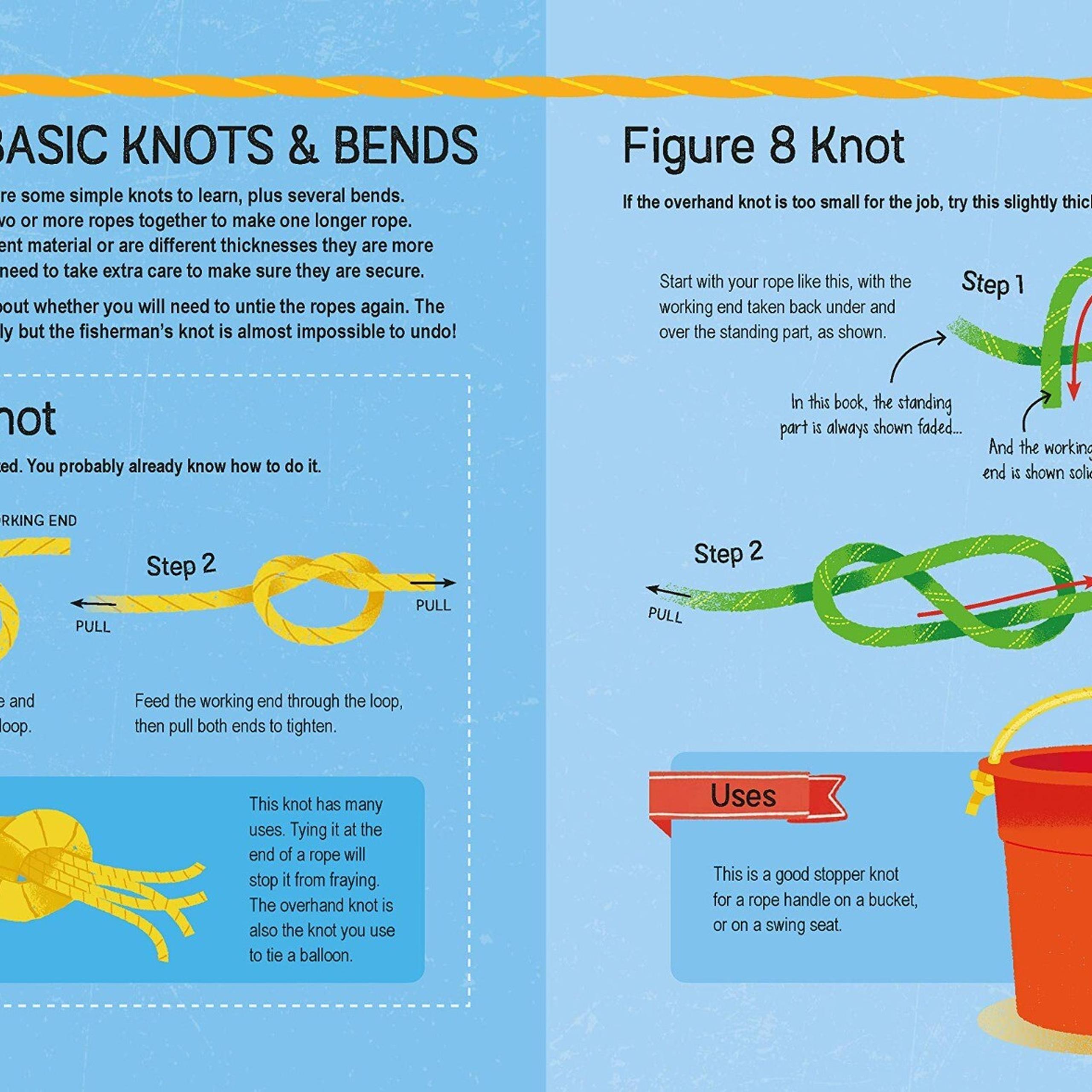 The Knots Handbook: Over 45 Easy-to-Learn, Practical Knots