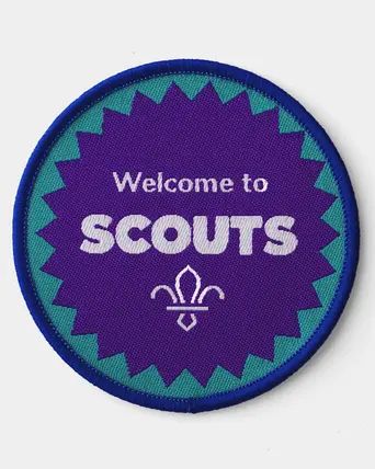 Scouts-Letter S for Scouts Blanket Badge New in