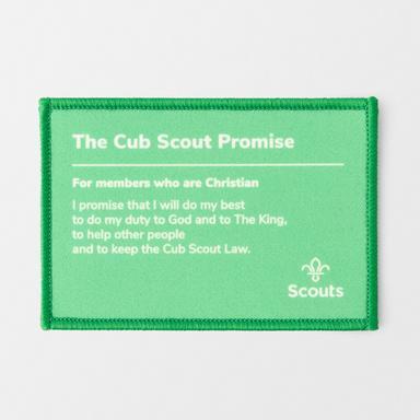 Cub Scouts Promise Badge - Christian | Scout Store