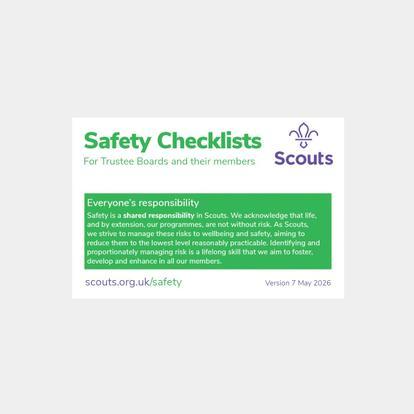 The Scouts - Safety Checklist for Trustee Boards and their Members ...