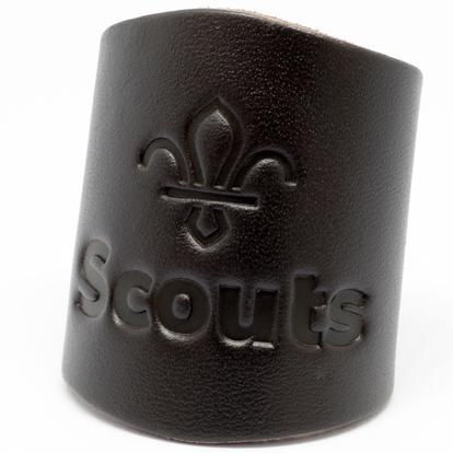 Scouts Official Uniform Embossed Leather Woggle Scouts Sections