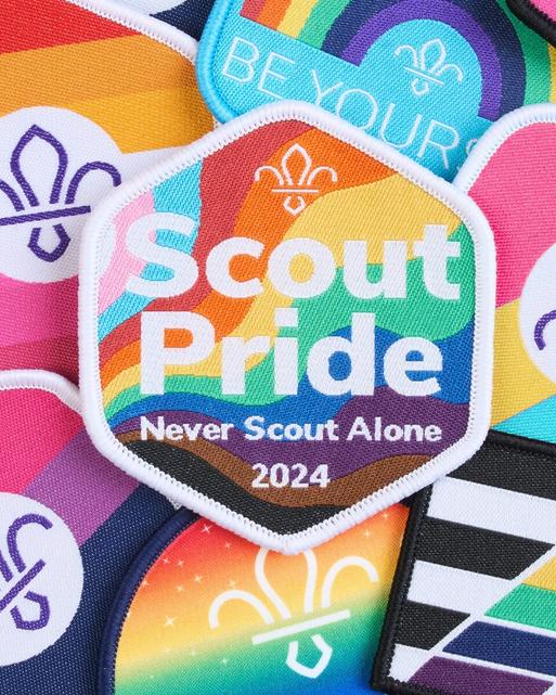 Scout Pride Bisexual Flag