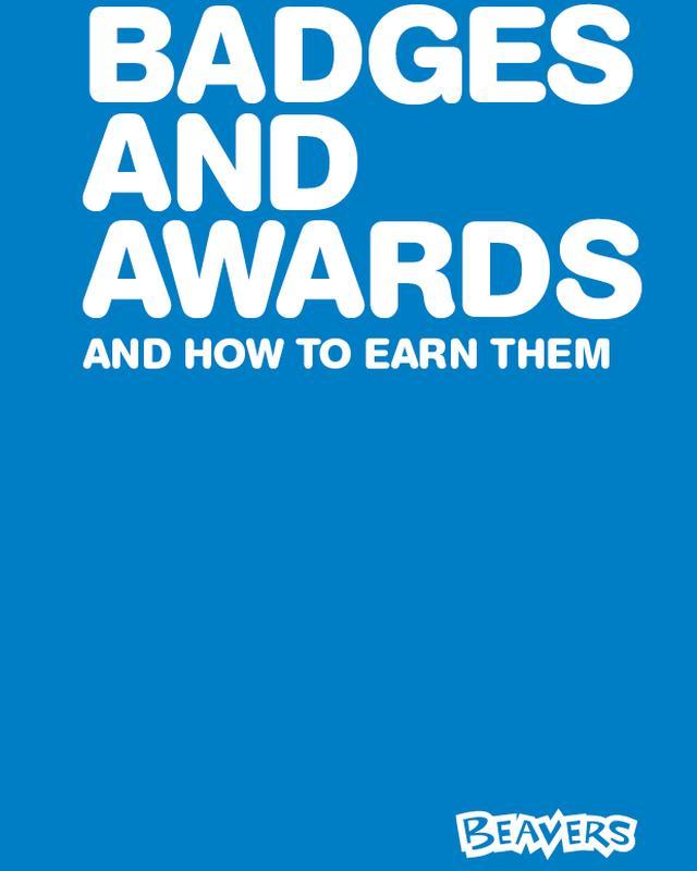 Beaver Scouts Scouts Personal Challenge Award Badge