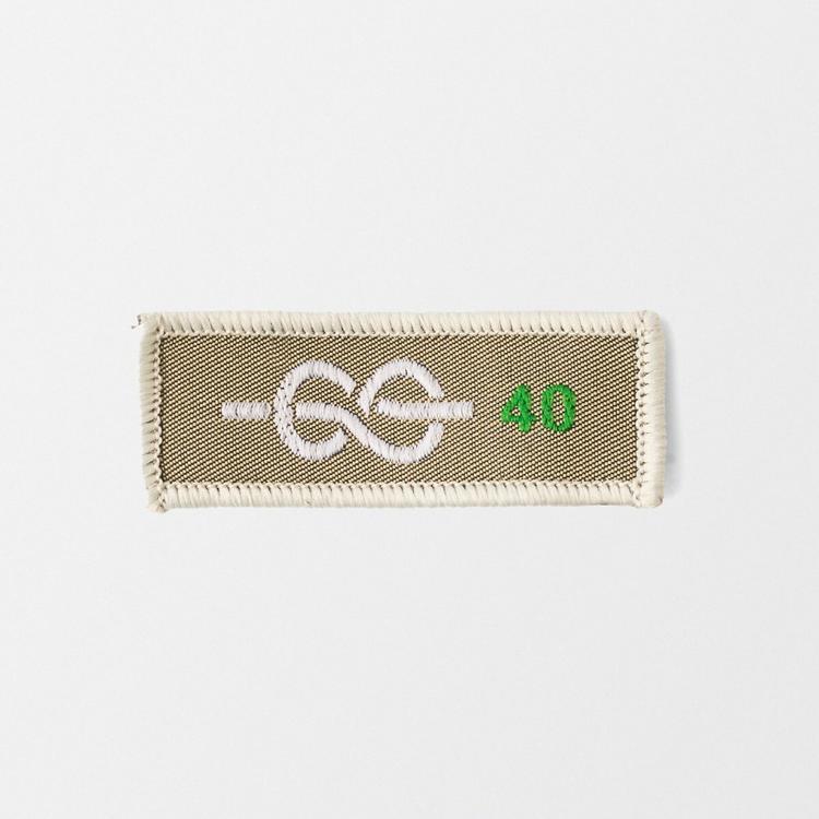 Chief Scout Length of Service Award | Cloth Badge | 40 Years