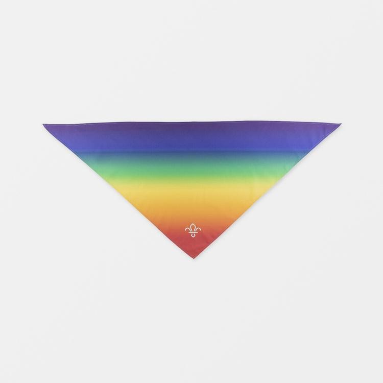 Scout Pride Scarf / Necker - Rainbow Flag | Scout Store