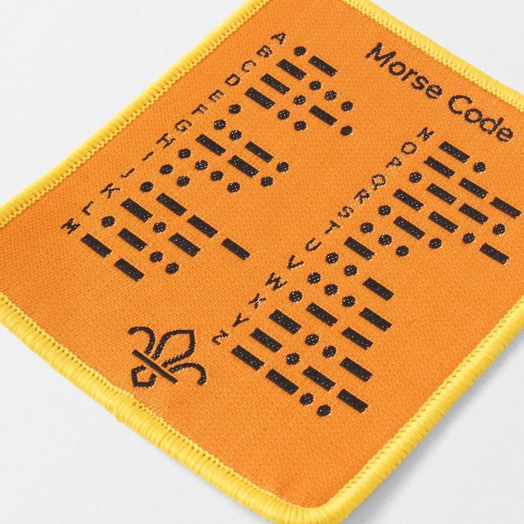 Scouts Blanket Badge - Morse Code Alphabet