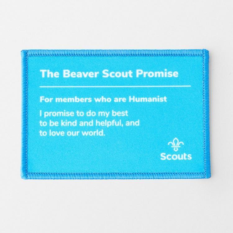 Beaver Scouts Promise Badge - Humanist | Scout Store