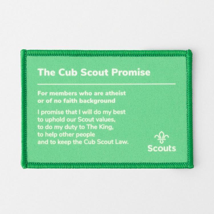Cub Scouts Promise Badge - Atheist / No Faith | Scout Store