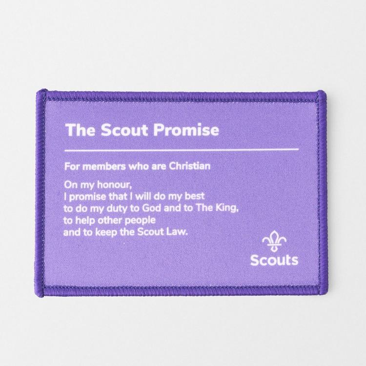 Scouts Promise Badge - Christian | Scout Store