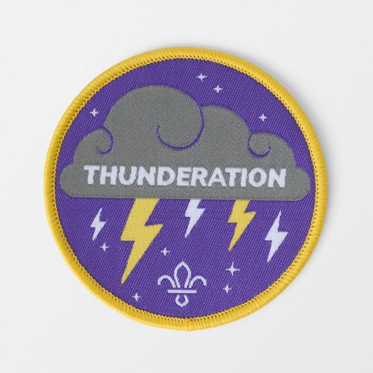 Thunderation Campfire Song Blanket Badge | Scouts Badges | Scout Store