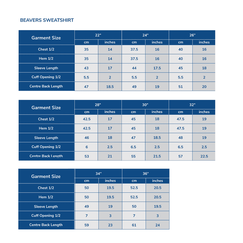 Beaver Scouts Uniform Sweatshirt - Personalised | Beavers Uniform
