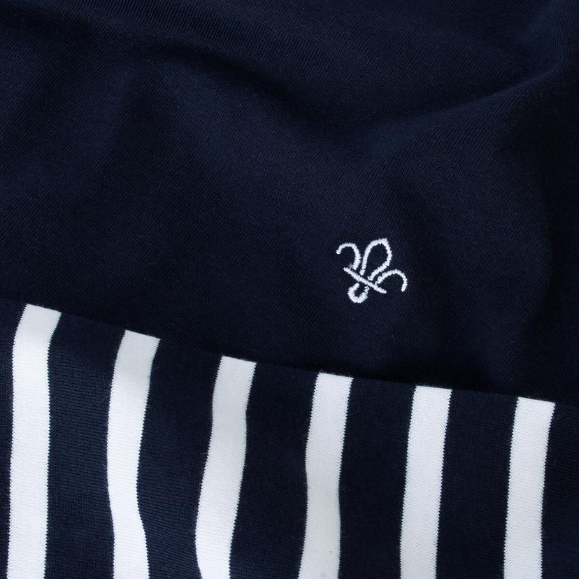 Scouts Fleur de Lis Long Sleeve Contrast T-shirt | Scouts Clothing