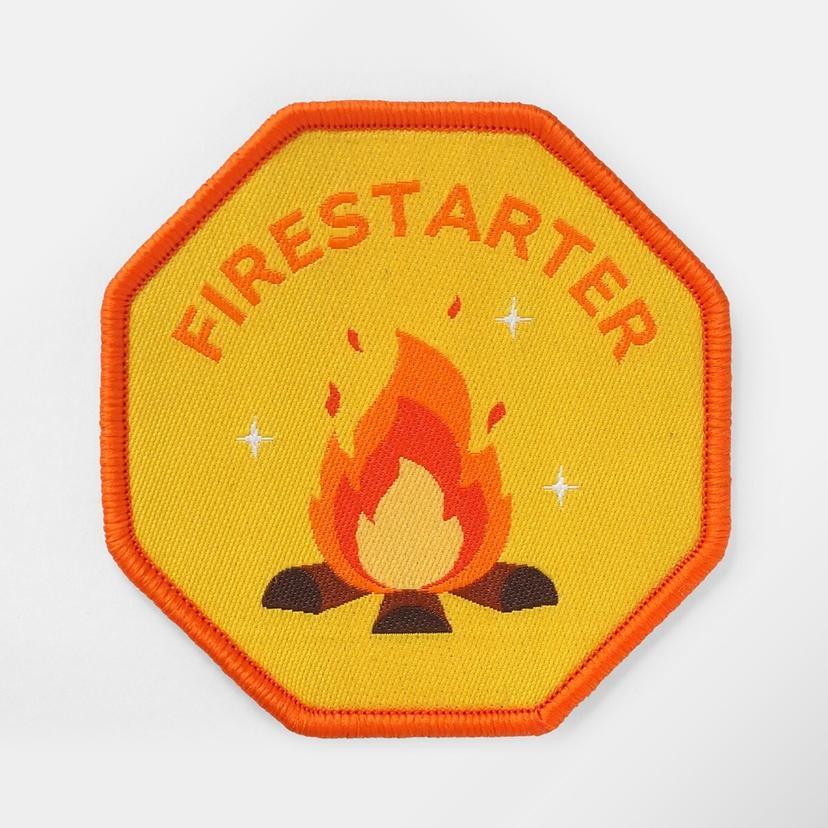 Woven Activity Badge - Firestarter | Not Just for Scouts!
