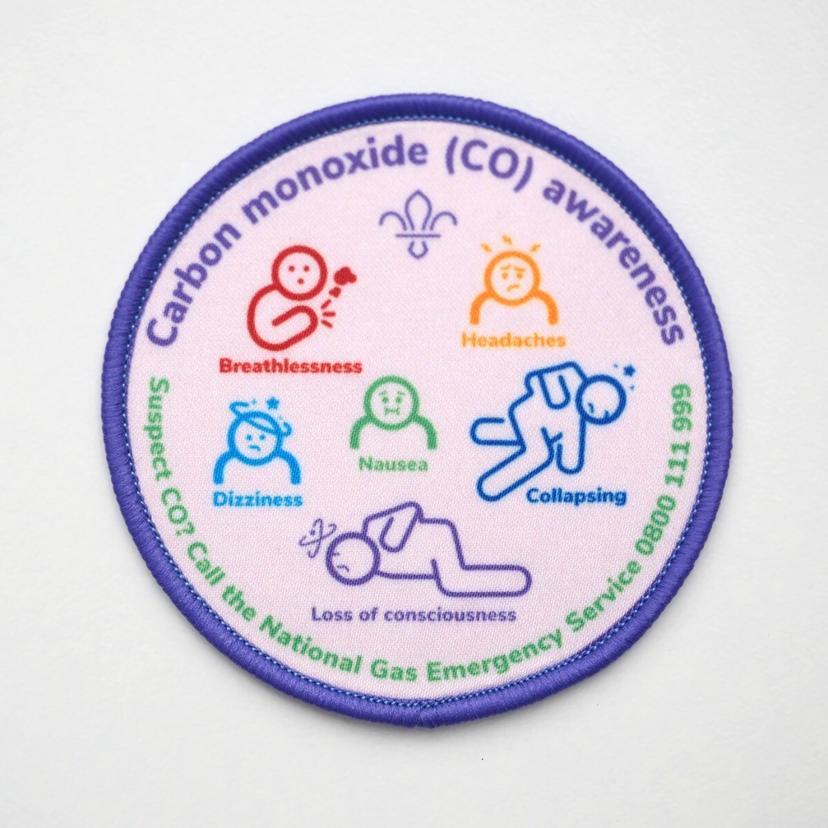 Carbon Monoxide Awareness Blanket Badge
