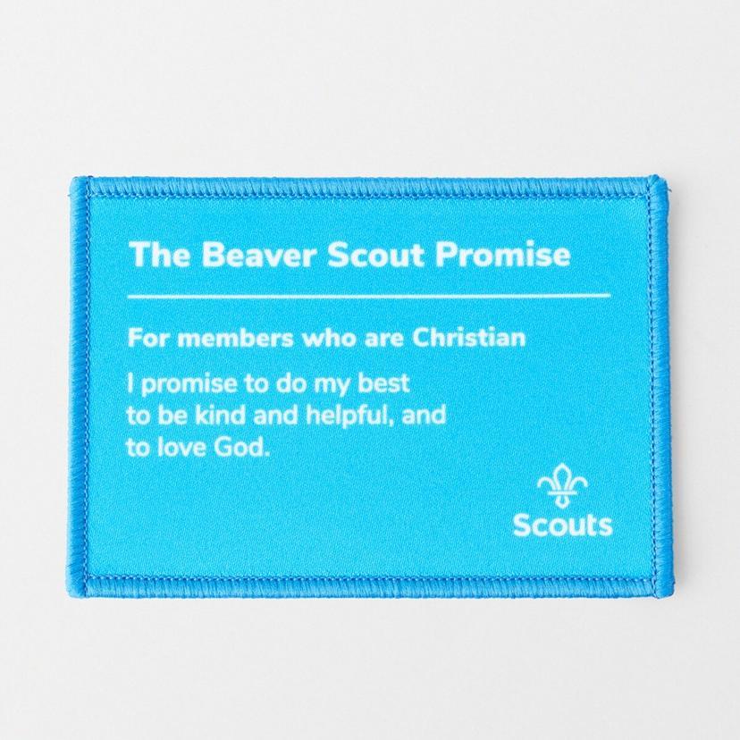Beaver Scouts Promise Badge - Christian | Scout Store